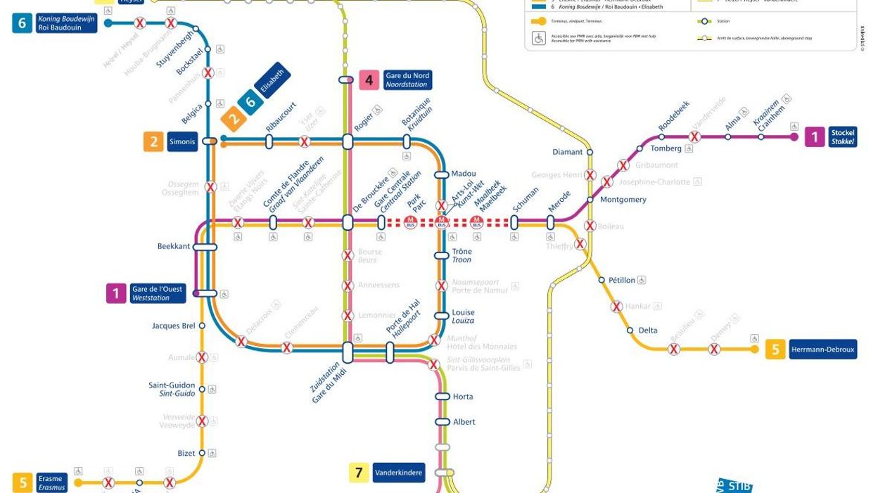 Les métros circulent à nouveau entre Gare Centrale et Schuman entre 7h ...