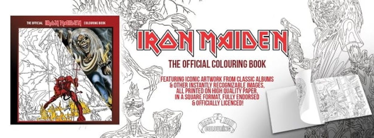 Un moment détente avec le livre à colorier Iron Maiden - RTBF Actus