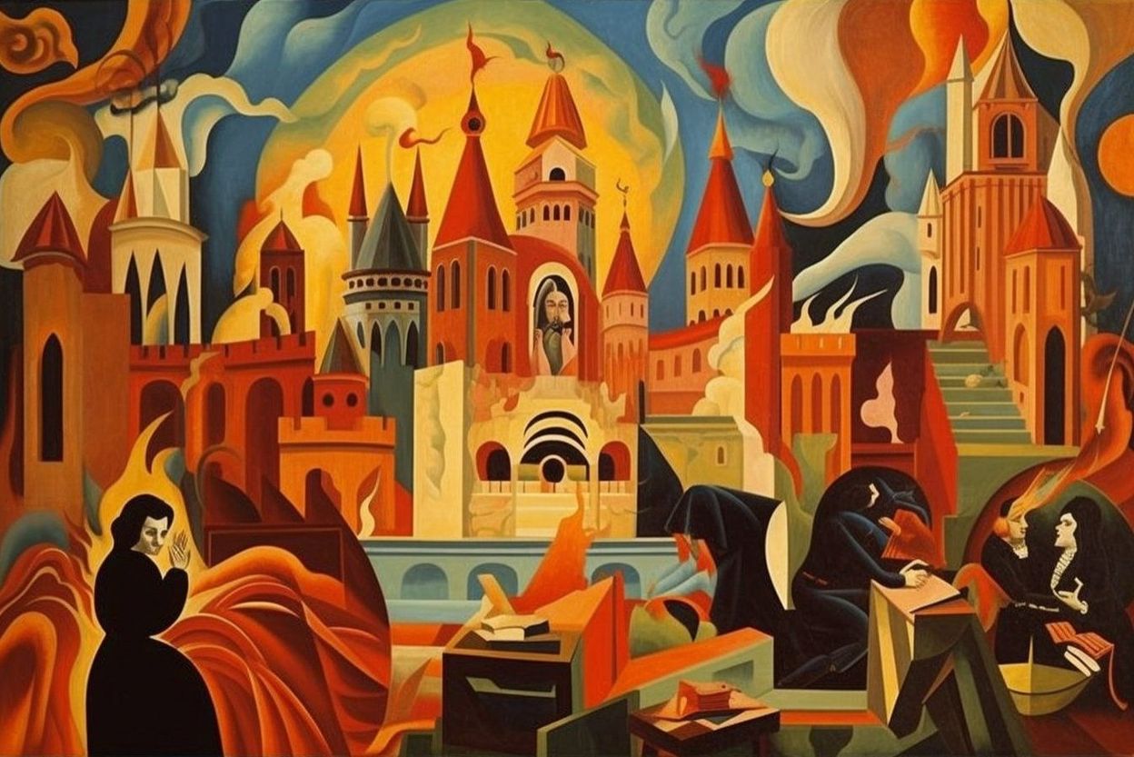 'The Kremlin is Burning' : des illustrations par Midjourney dans le ...
