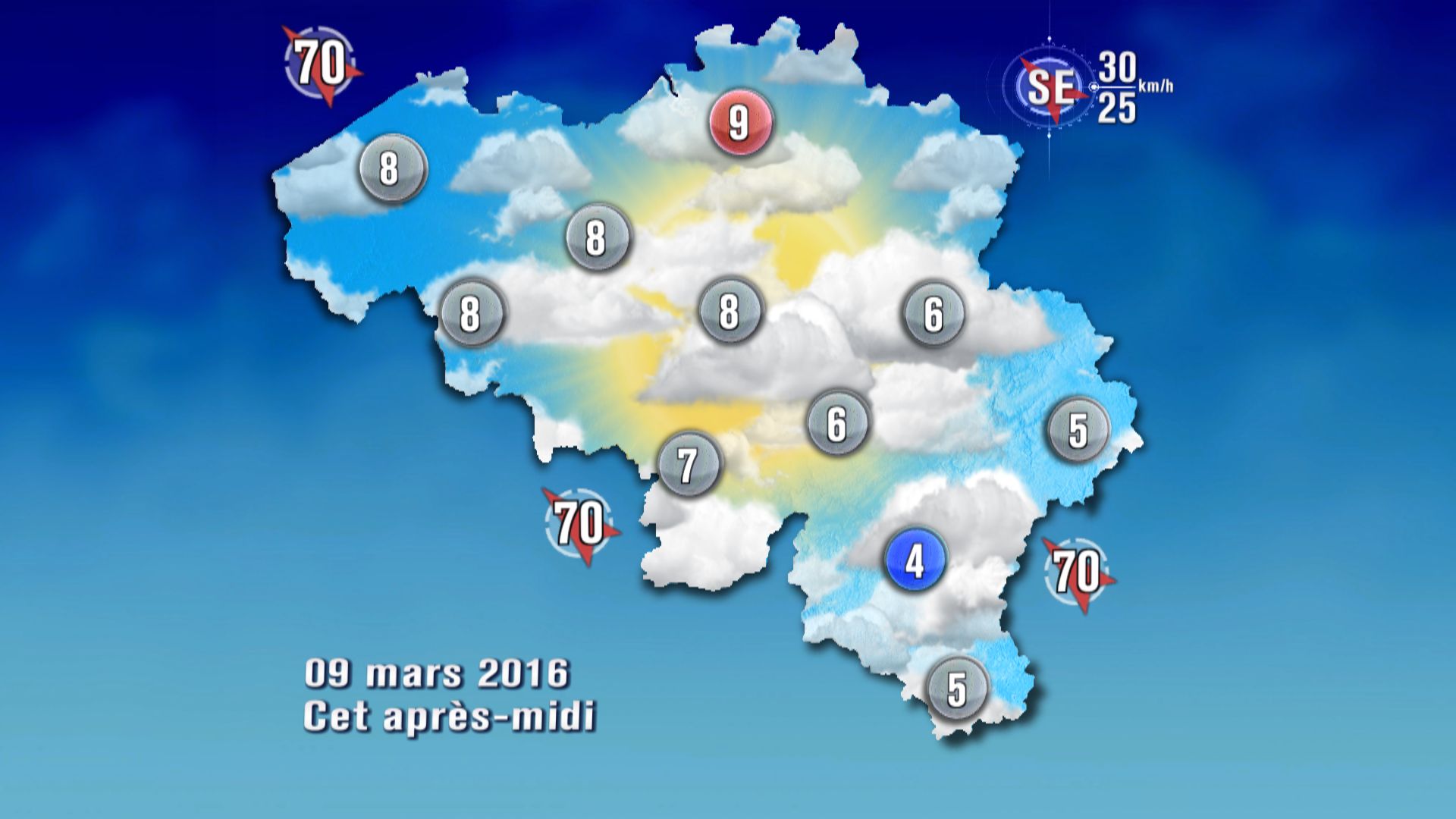 Météo : enfin une agréable journée - rtbf.be