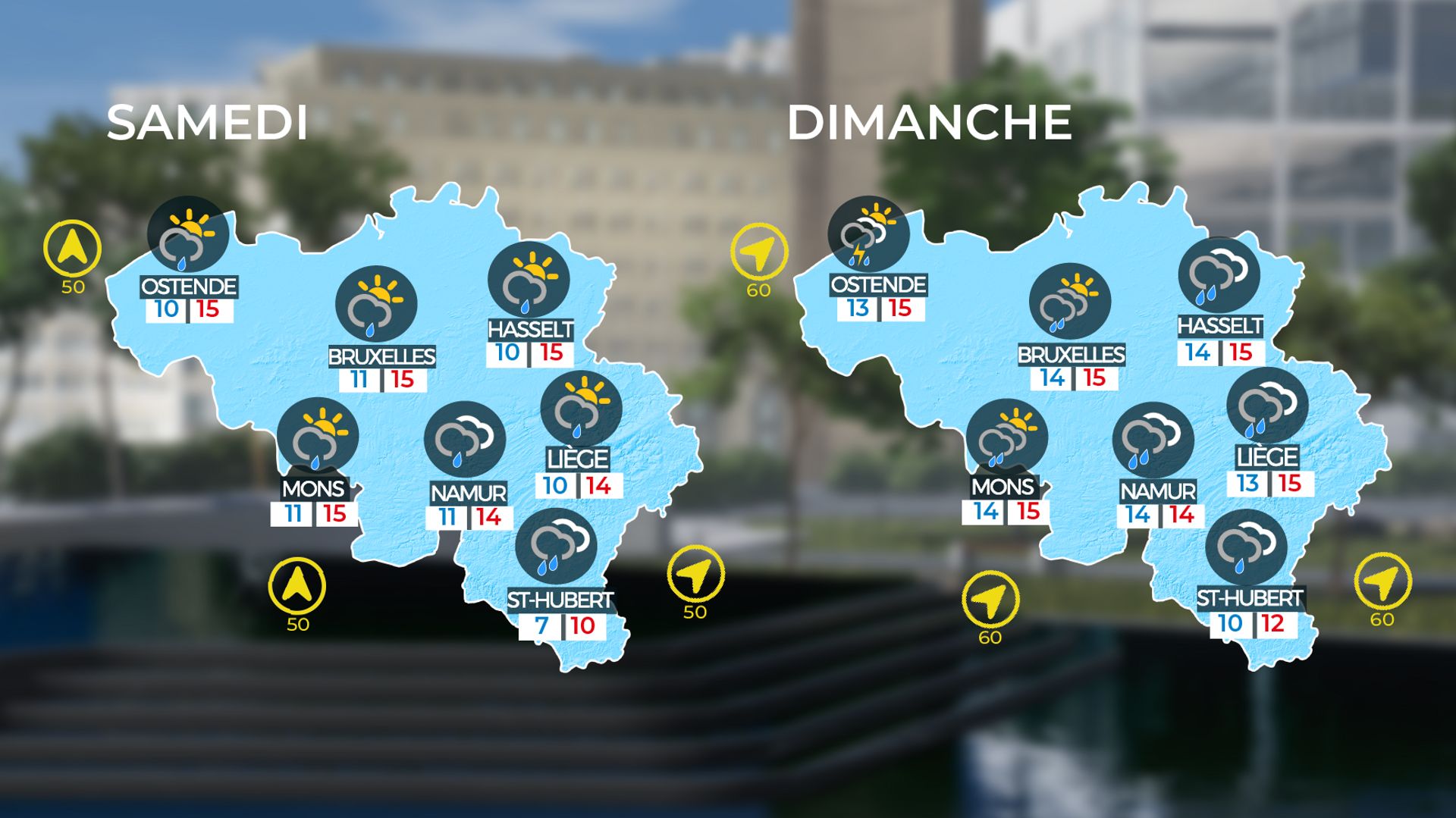 Météo en Belgique : nouvelle zone de pluie ce jeudi matin et ciel de ...