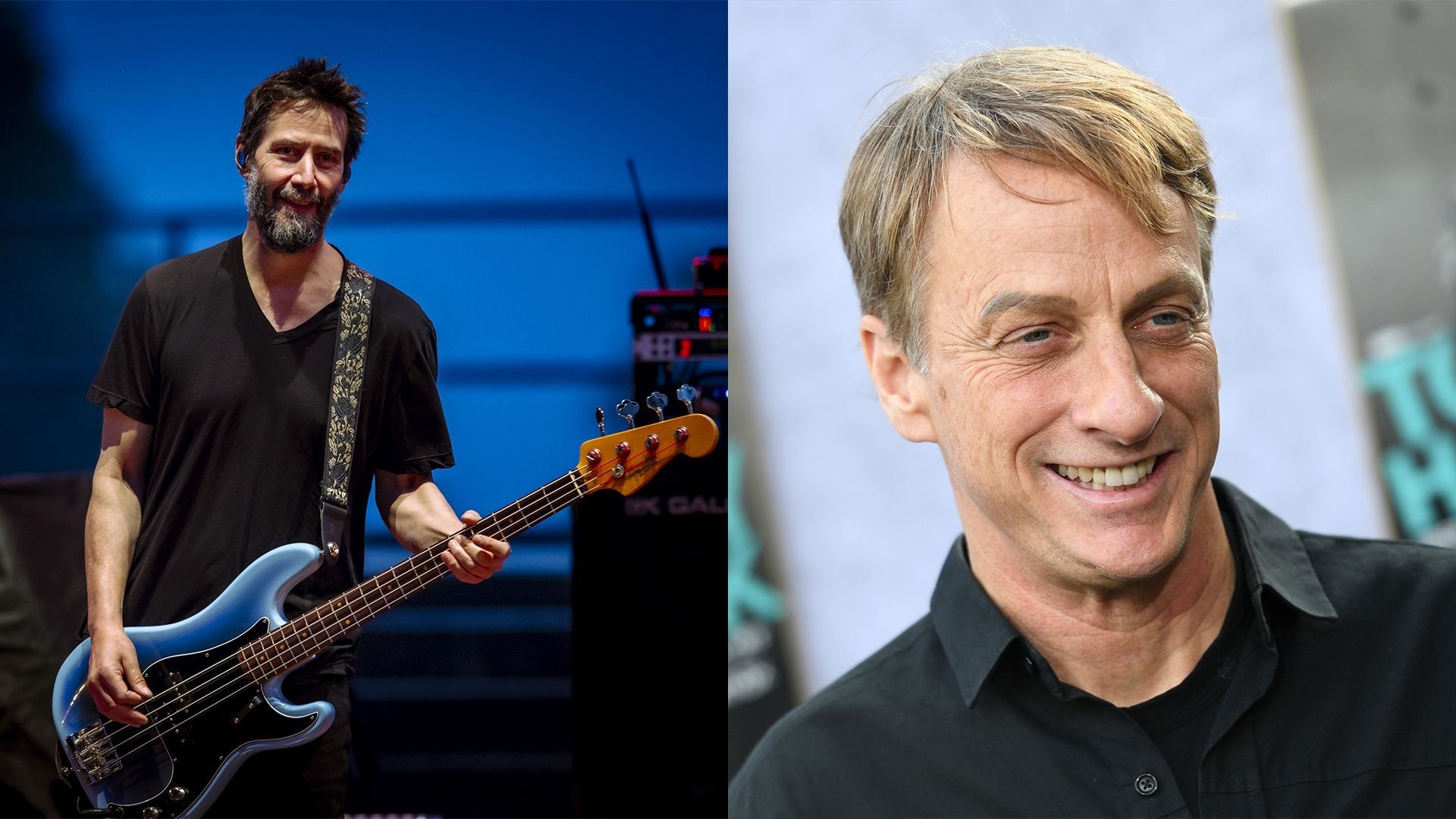 Keanu Reeves et son groupe Dogstar invitent la star du skateboard Tony ...