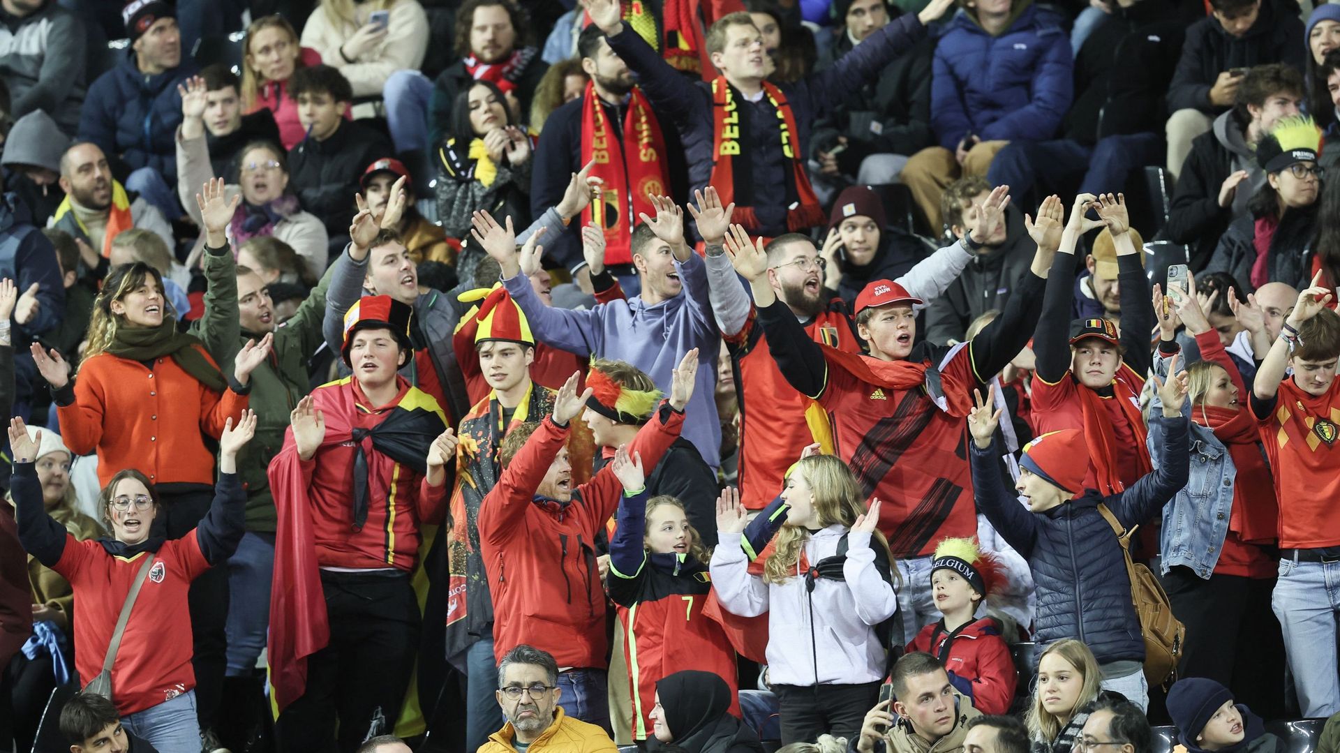 Les Diables remercient 'les supporters présents au stade pour leur ...