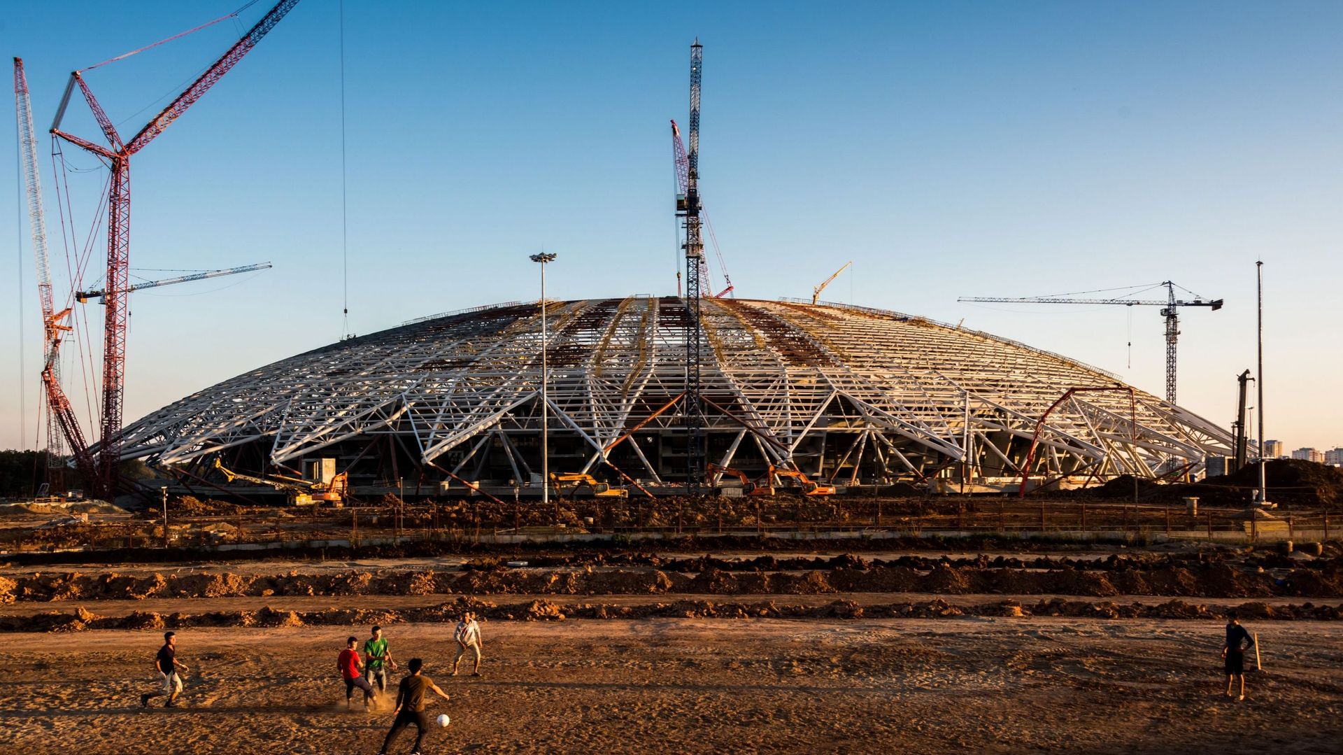 Le stade de Samara n'est toujours pas prêt pour la Coupe du monde ...