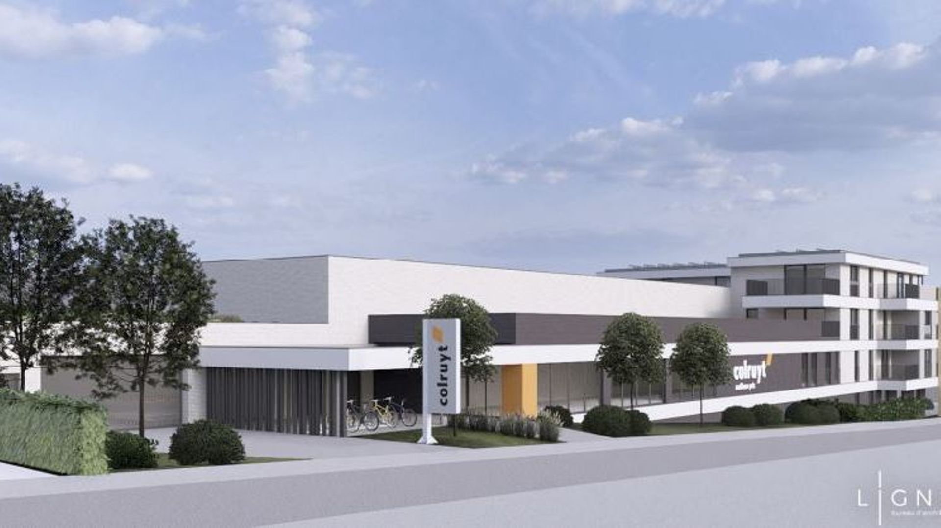 Du neuf dans le déménagement du Colruyt de Rixensart - RTBF Actus