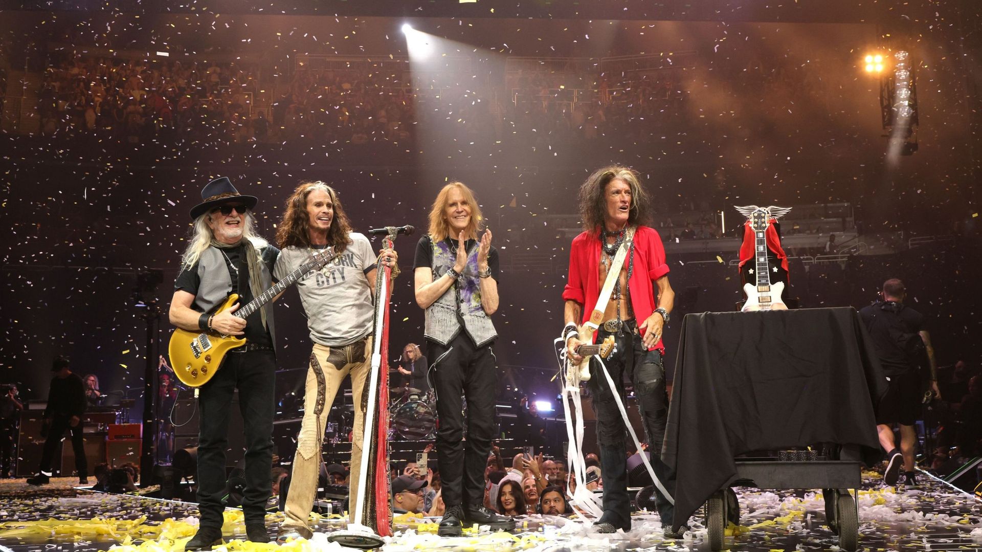 Aerosmith annule sa tournée d’adieu en raison de l’état de santé de Steven Tyler - RTBF Actus