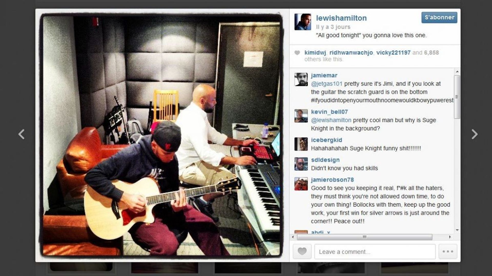 Lewis Hamilton enregistre son premier album - RTBF Actus