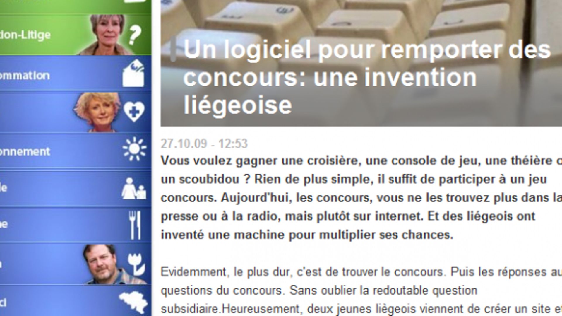 Un logiciel liégeois qui explose les audiences - RTBF Actus