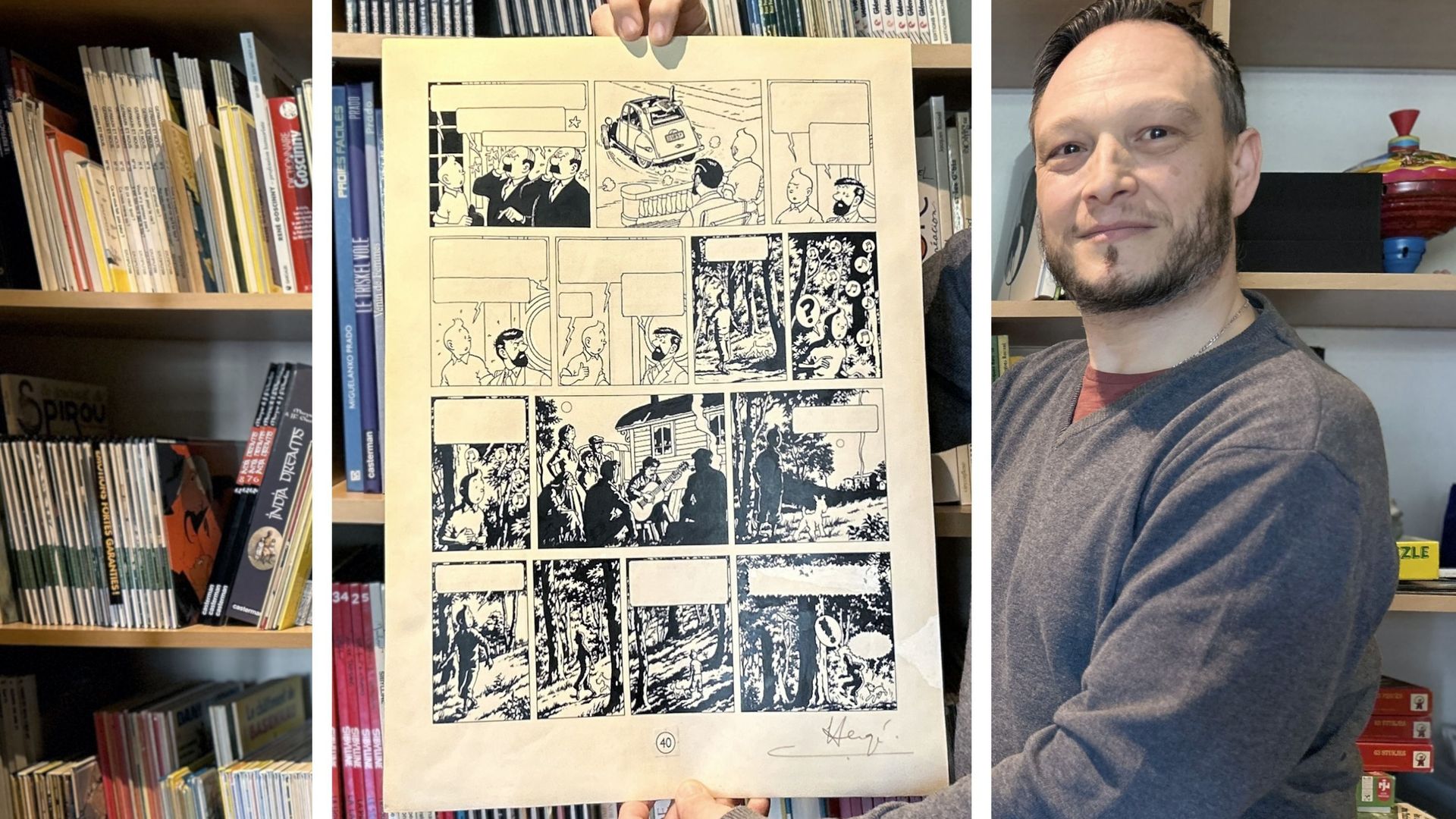 Croquis originaux, planches commentées : 23 nouveaux albums pour redécouvrir Tintin - RTBF Actus