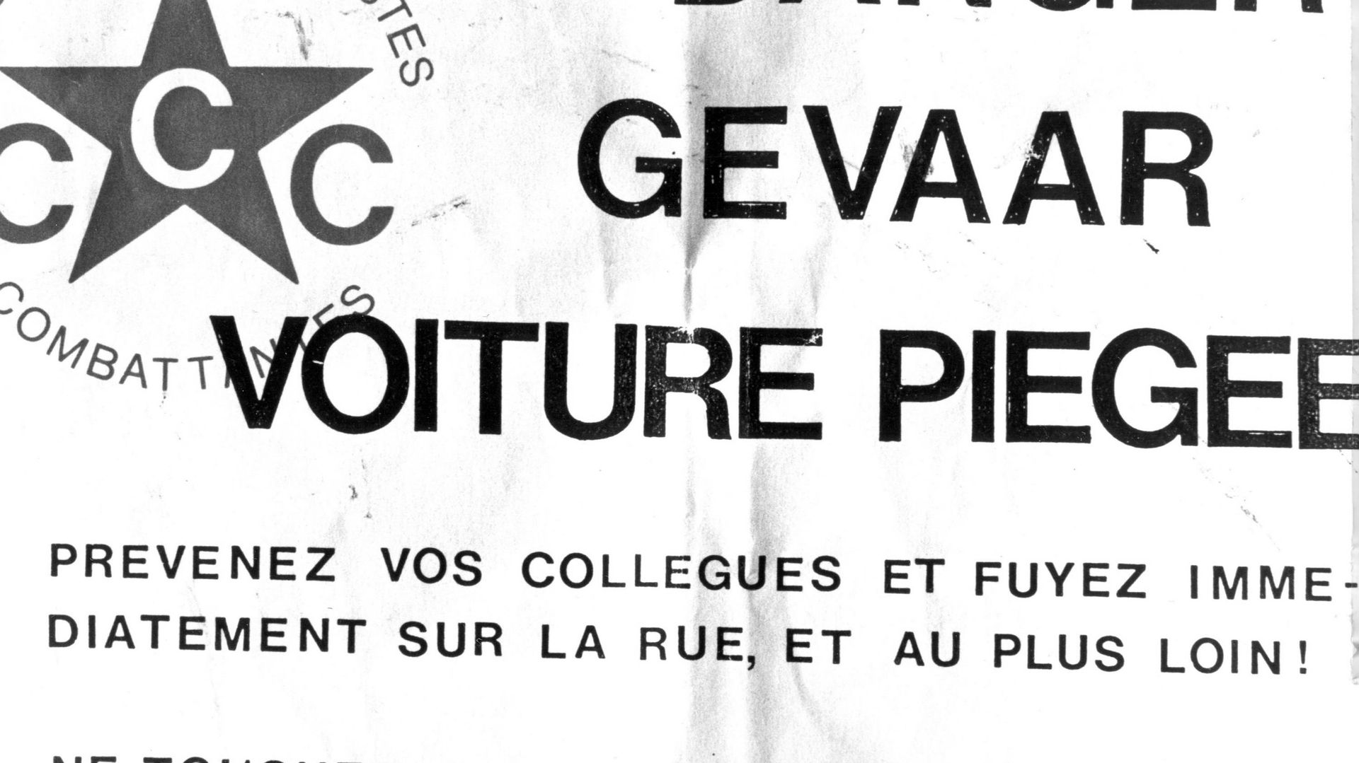 Les CCC posaient leur première bombe il y a pile 40 ans à Evere, puis à ...
