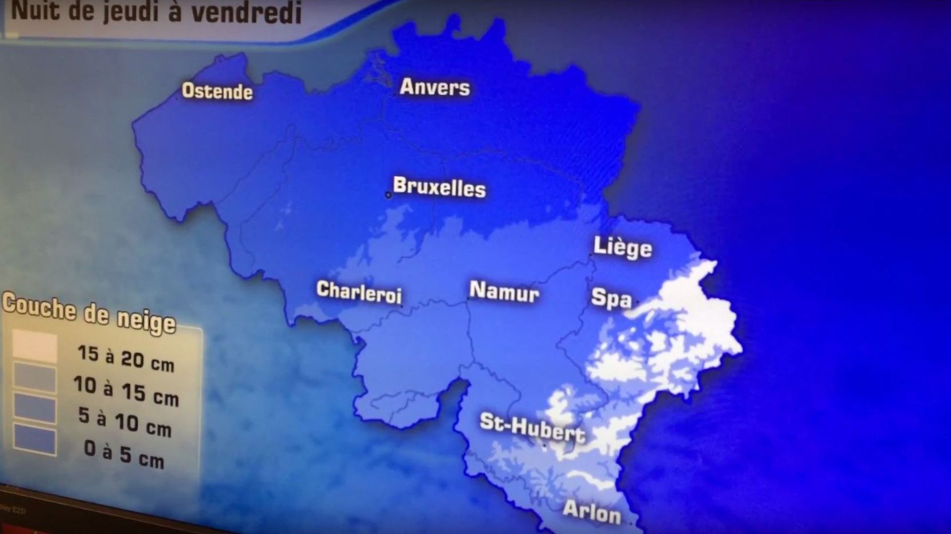 La météo région par région: alerte rouge pour la province de Liège ...