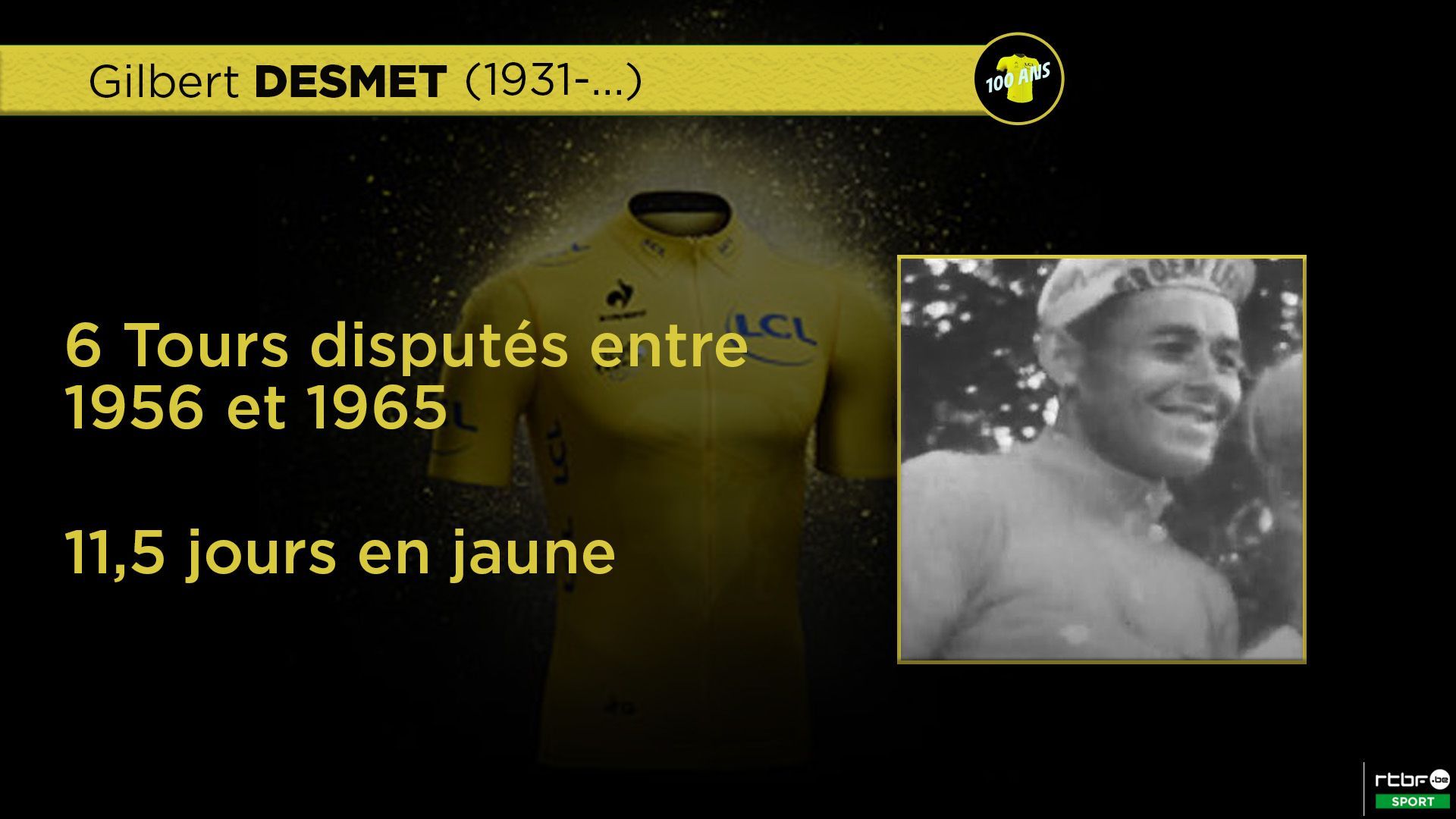 Ces Belges qui ont porté le maillot jaune: Gilbert Desmet - RTBF Actus