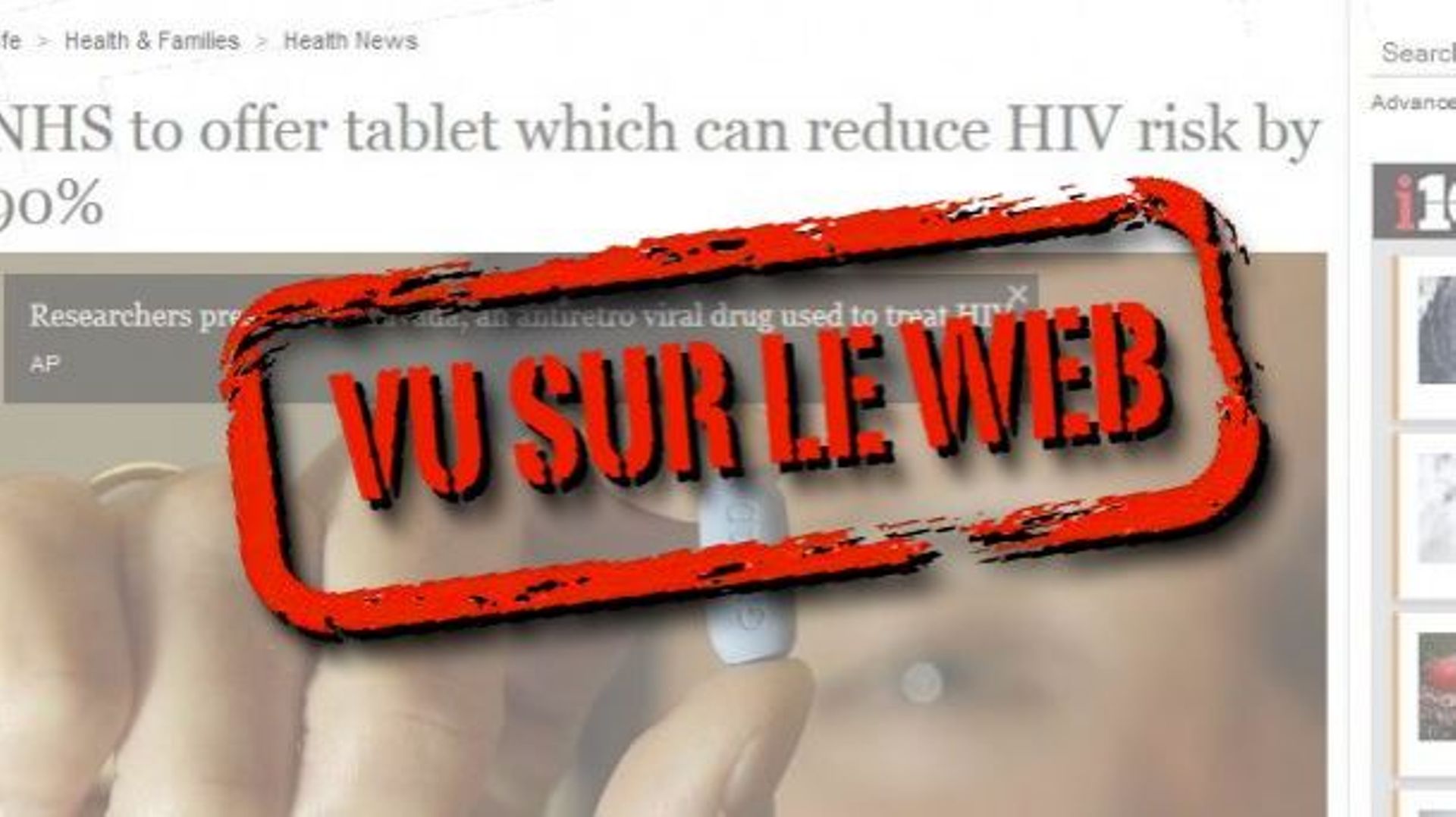 Sida: un médicament pour réduire de 90% les risques d'infection - RTBF ...