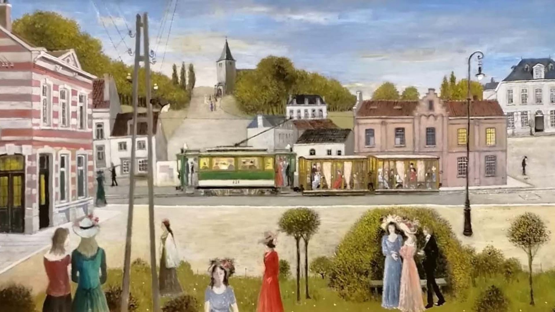 Un 'Delvaux' inédit, propriété de Watermael-Boitsfort exposé au musée ...