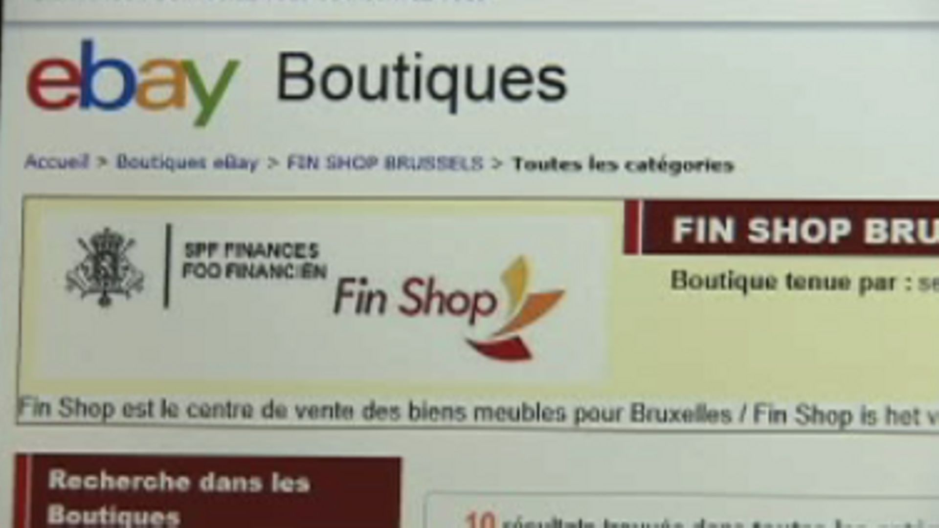Le SPF Finances vend sur eBay: plus grande visibilité et bonnes ...