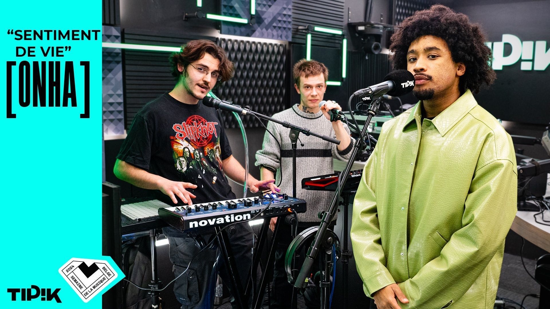 Semaine de la musique belge : ONHA chante 'Sentiment de vie' chez Samy ...