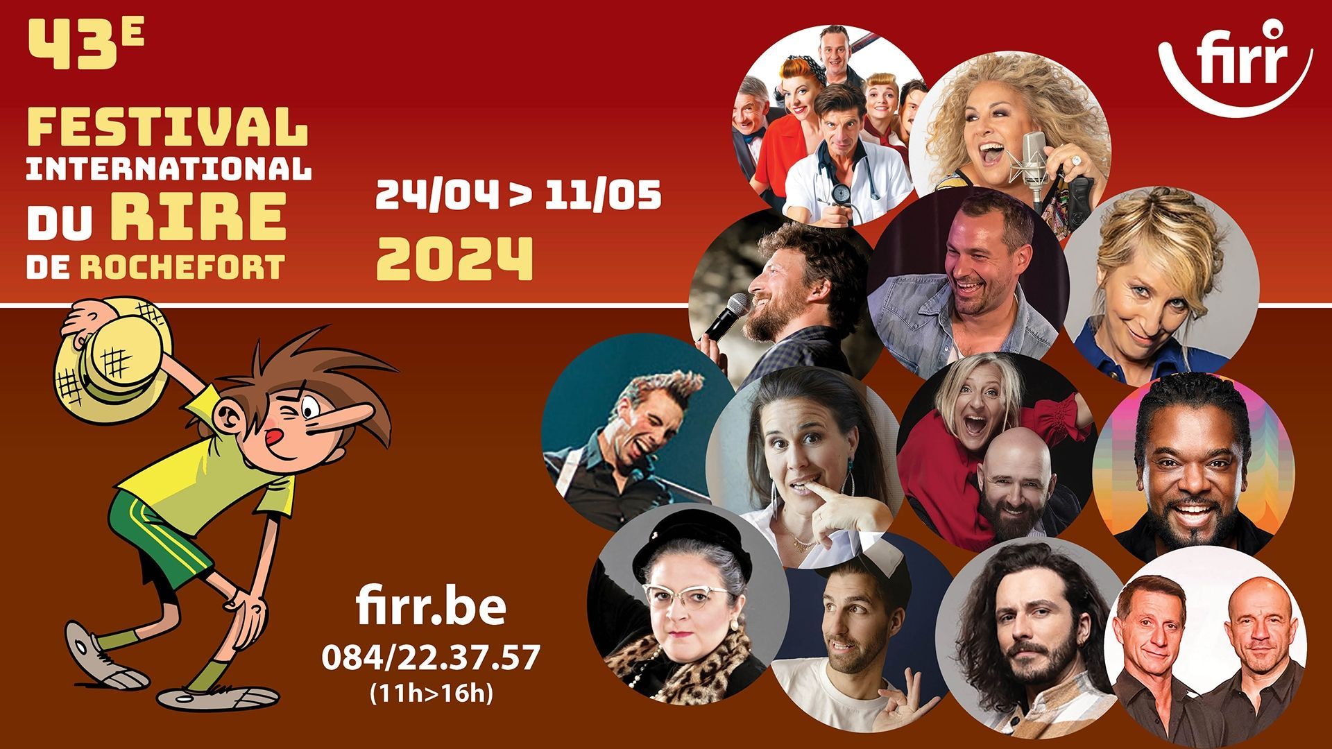 Ne manquez pas le 43e Festival international du Rire de Rochefort