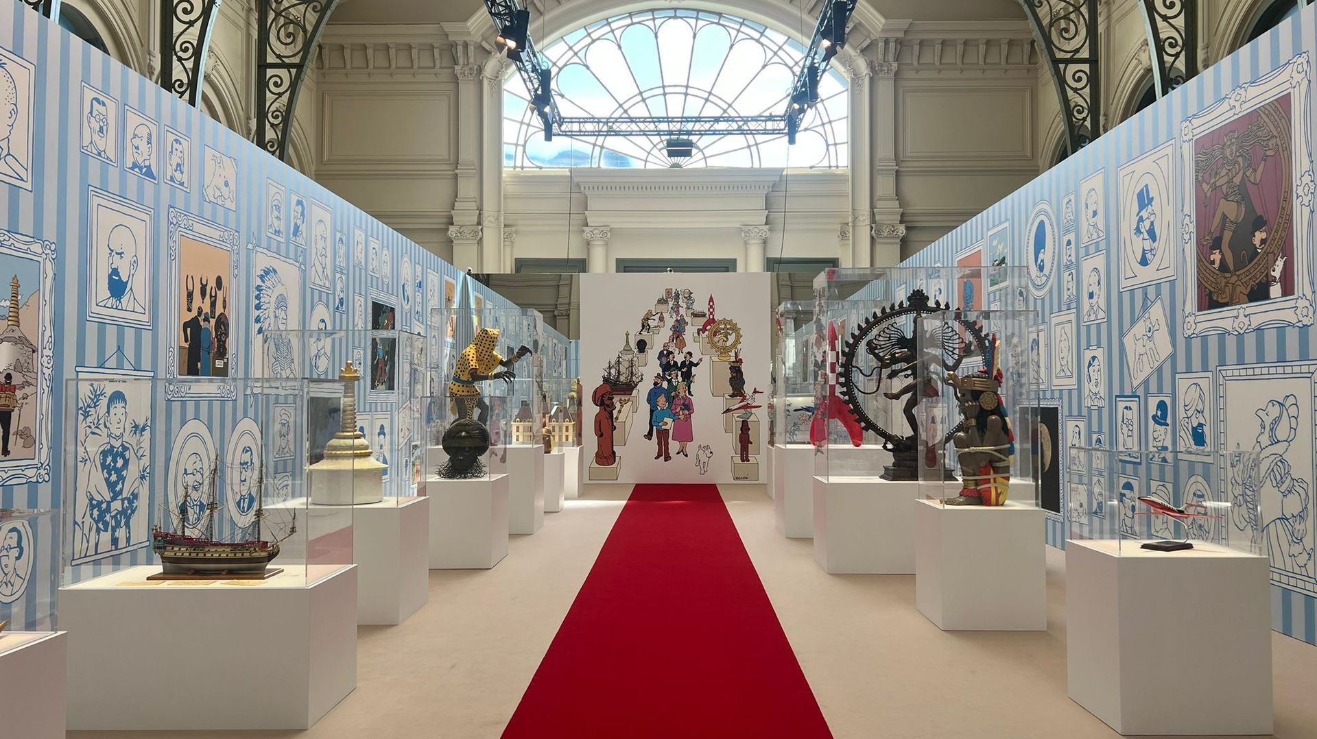 'Le Musée imaginaire de Tintin' s'installe à Spa - RTBF Actus