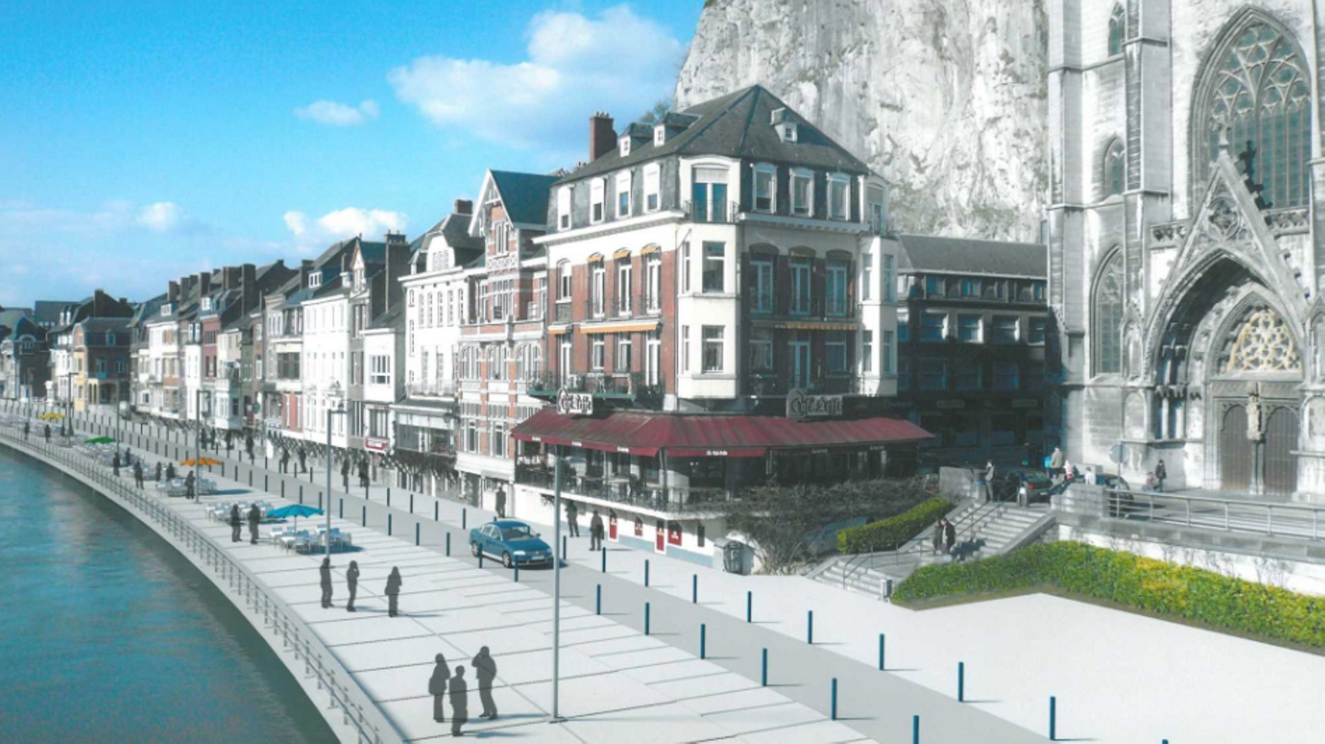 Dinant s'offre sa 'croisette' en bord de Meuse - RTBF Actus