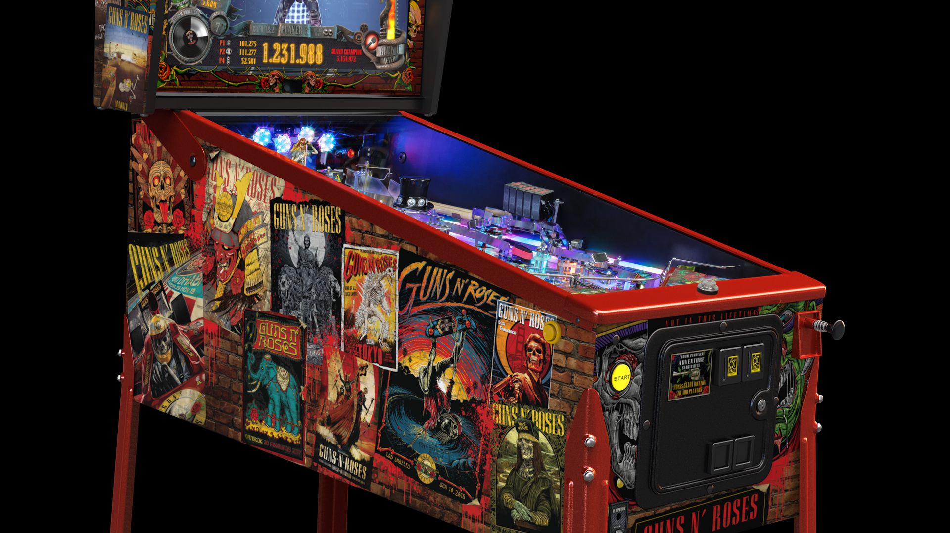 Un flipper Guns N' Roses - RTBF Actus