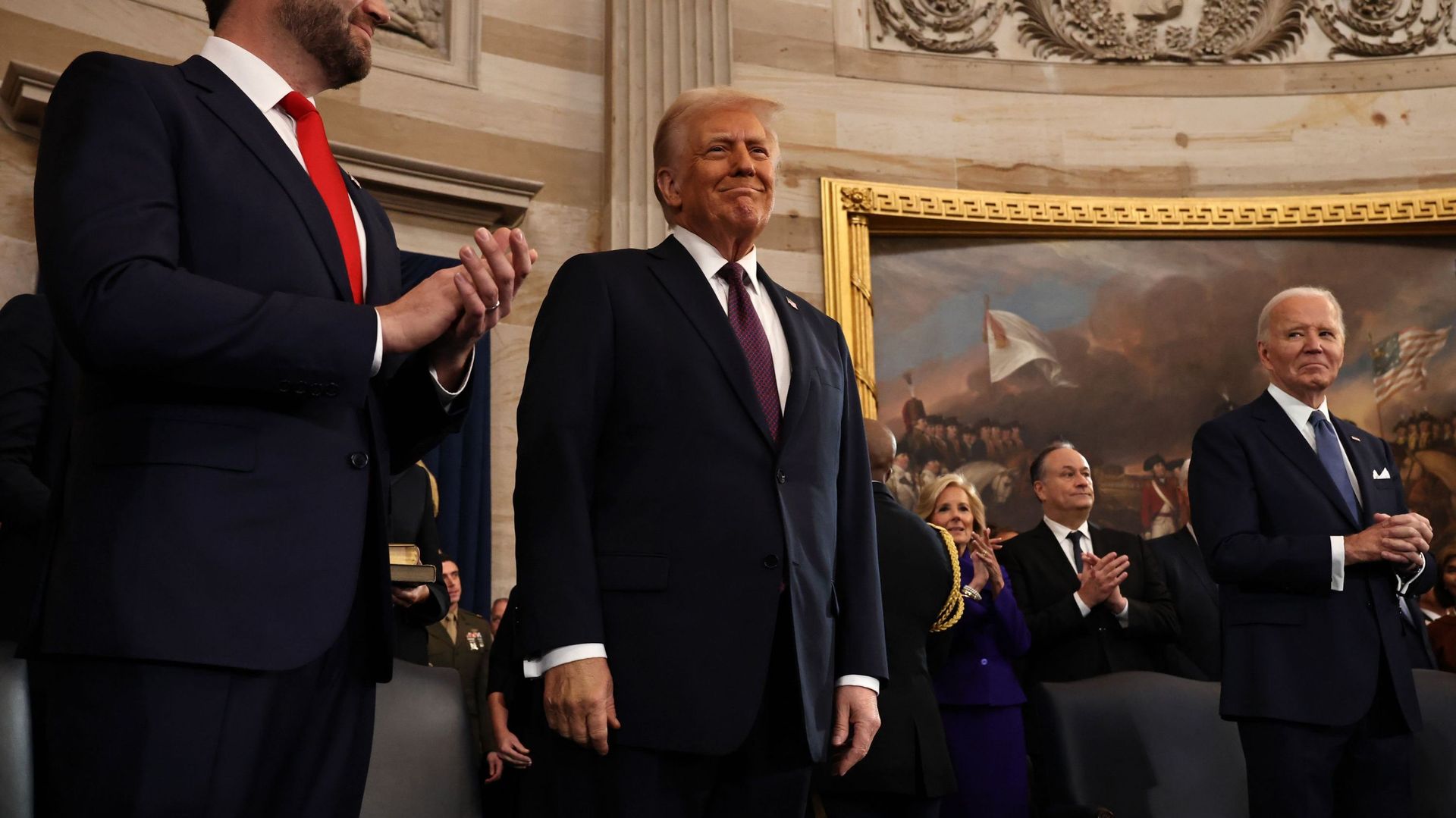 Donald Trump a prêté serment comme 47e président des Etats-Unis - RTBF ...