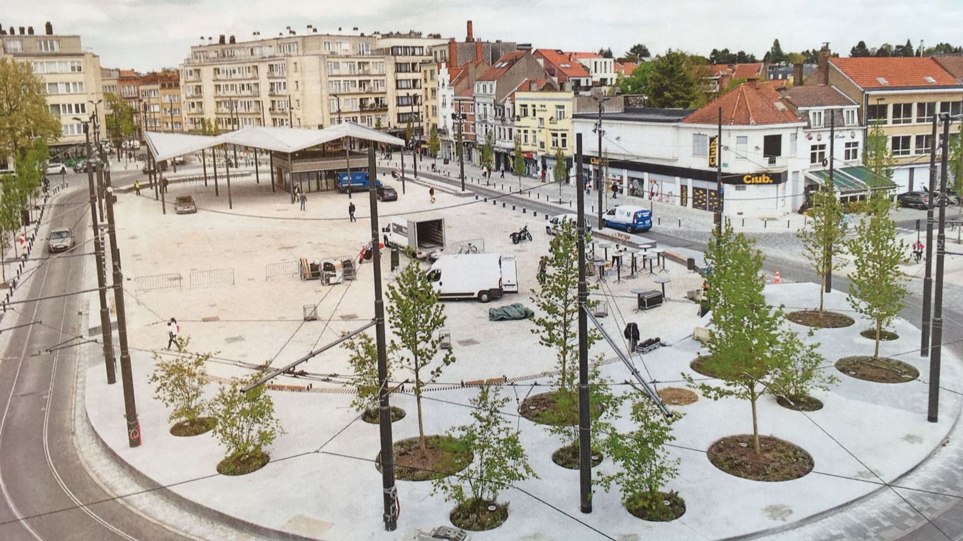 Bruxelles: voici le nouveau visage de la place Dumon à Stockel - RTBF Actus