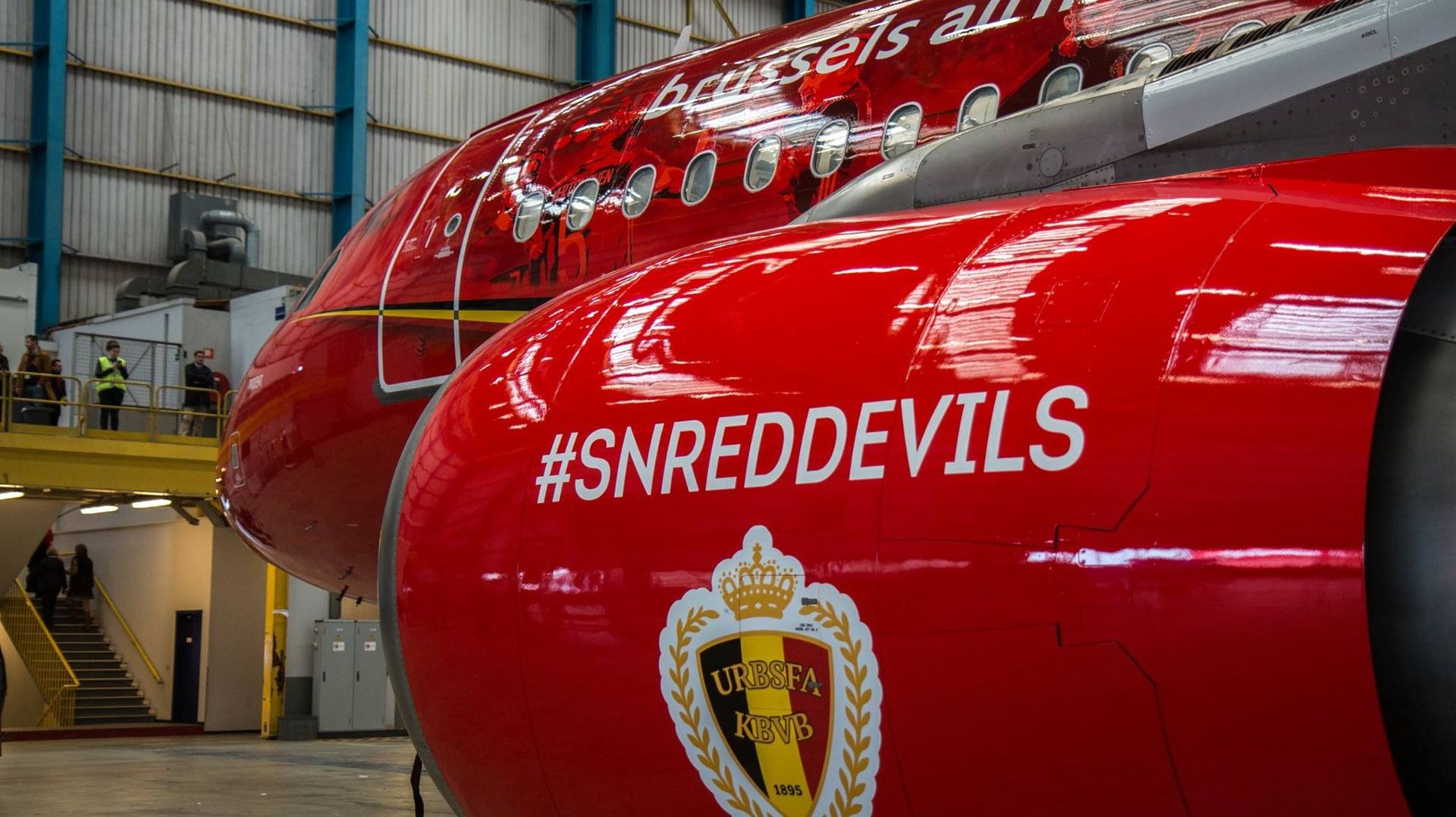 Le nouvel avion des Diables dévoilé - RTBF Actus