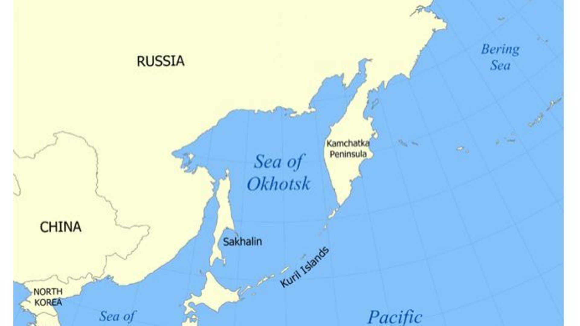Russie: séisme de magnitude 7,7 en mer d'Okhotsk - RTBF Actus