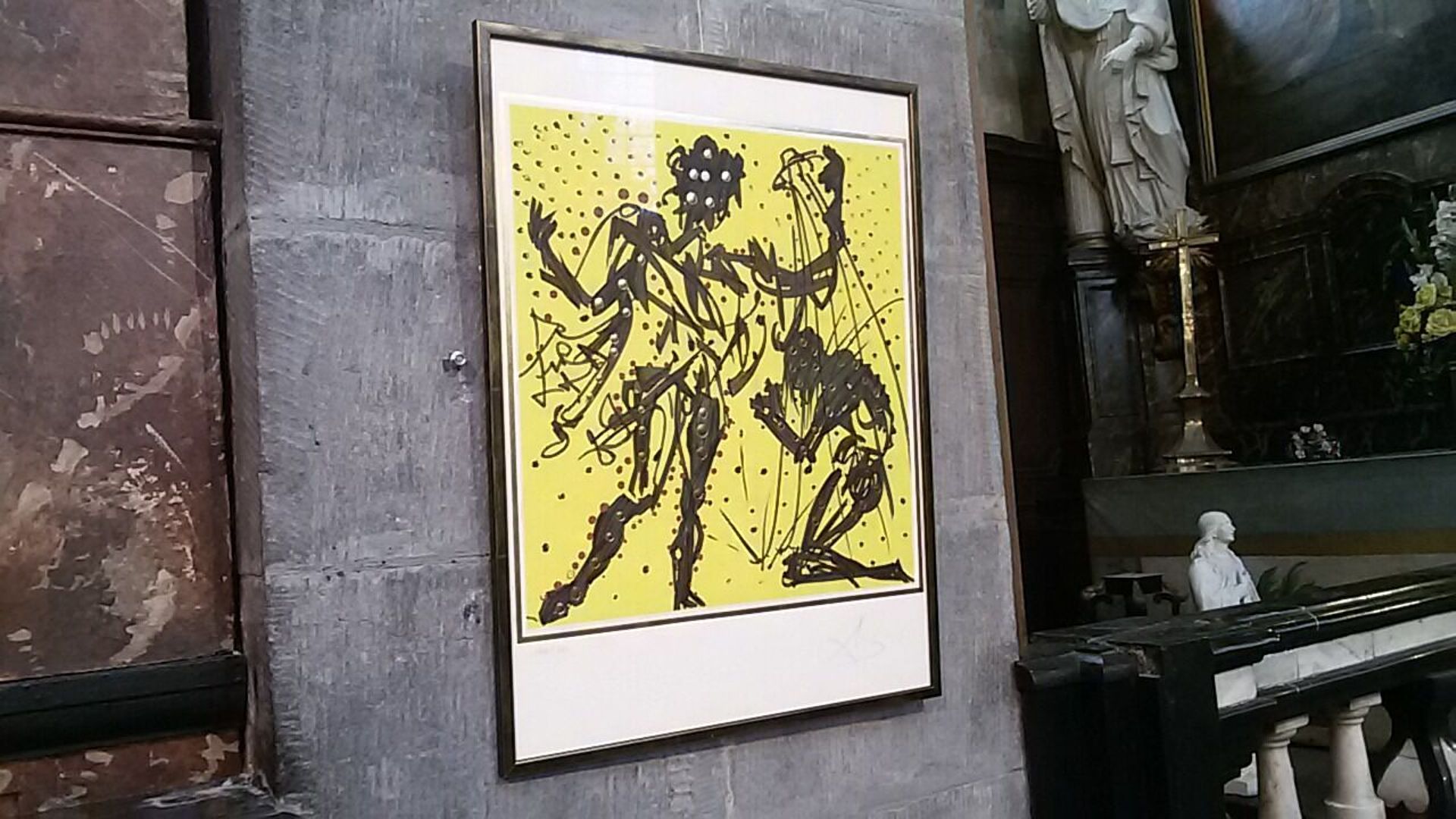 Mons 2015: Des œuvres de Salvador Dali à l'église Saint-Nicolas - RTBF ...