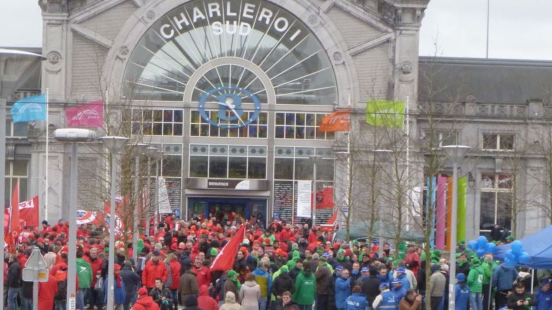 Forte mobilisation à Charleroi pour la manifestation nationale du 7 ...
