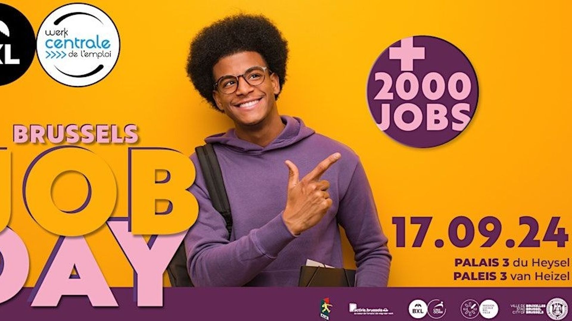 2000 emplois à pourvoir lors de la 2e édition du Brussels Job Day le 17 ...