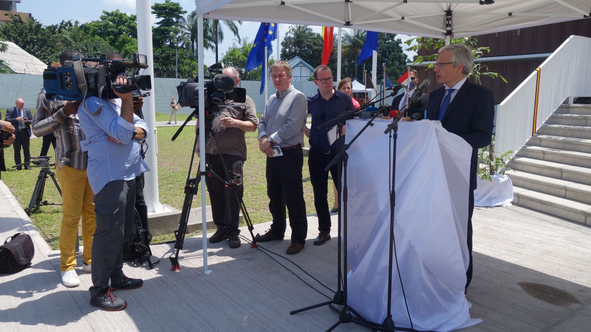 Inauguration de l'ambassade belge à Kinshasa: l'absence de ministre ...