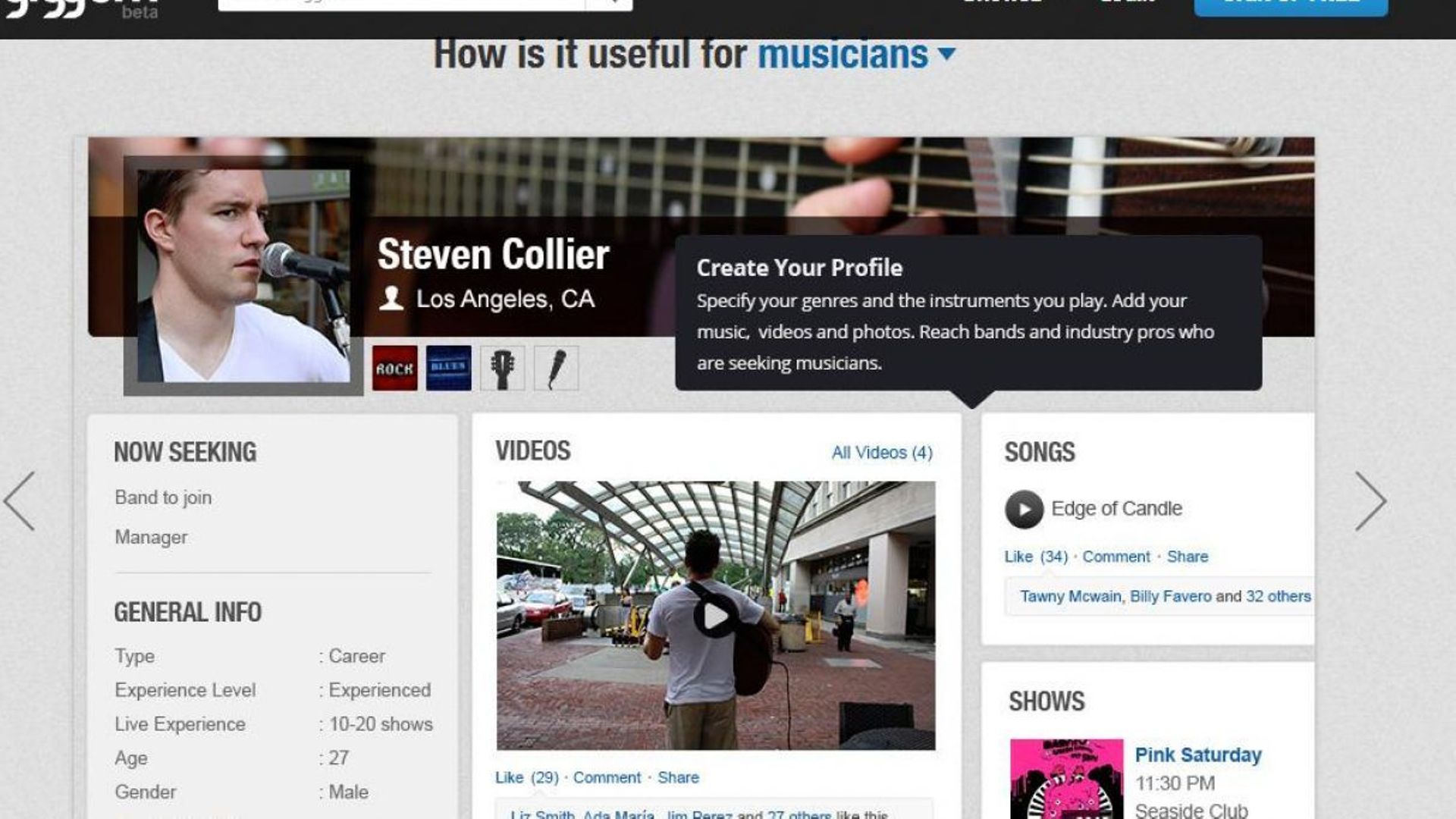 Giggem, le LinkedIn des musiciens - RTBF Actus