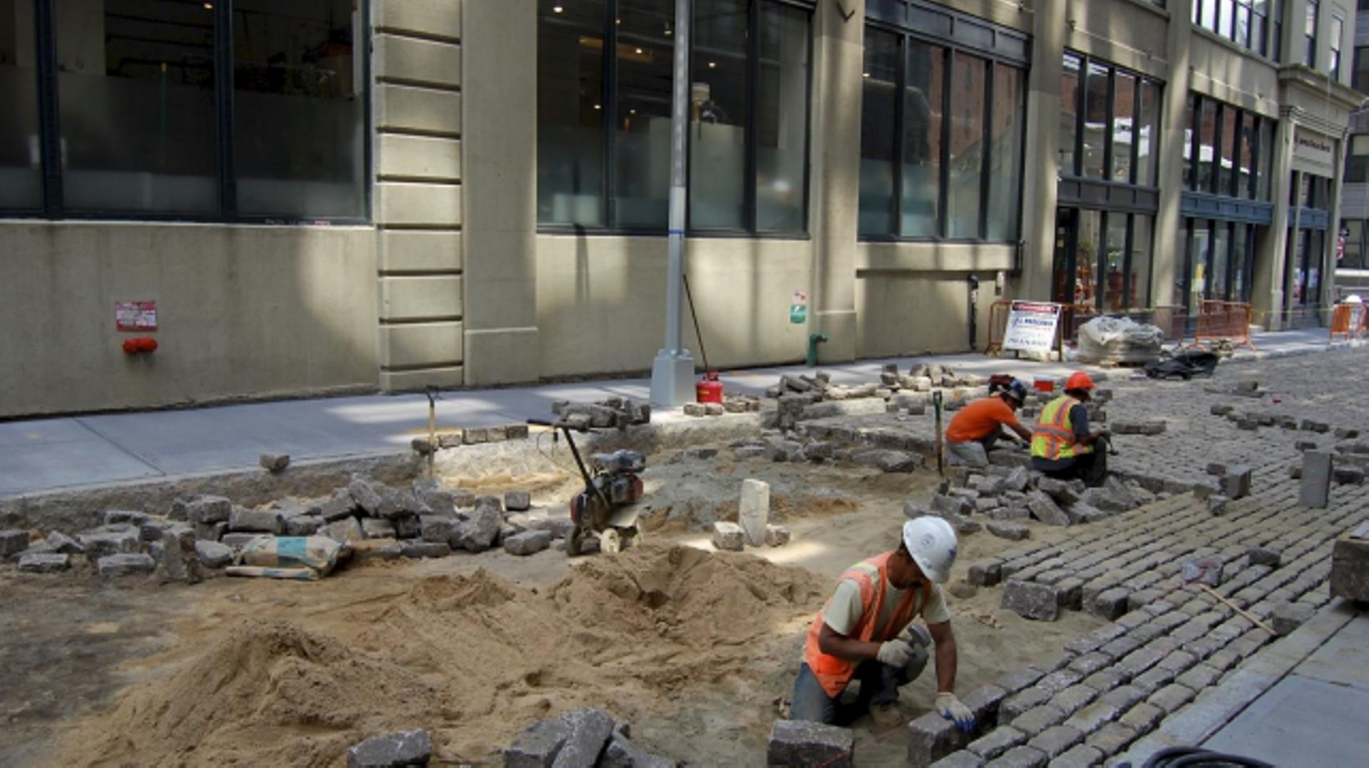 New York City restaure les 'Belgian block streets' - RTBF Actus