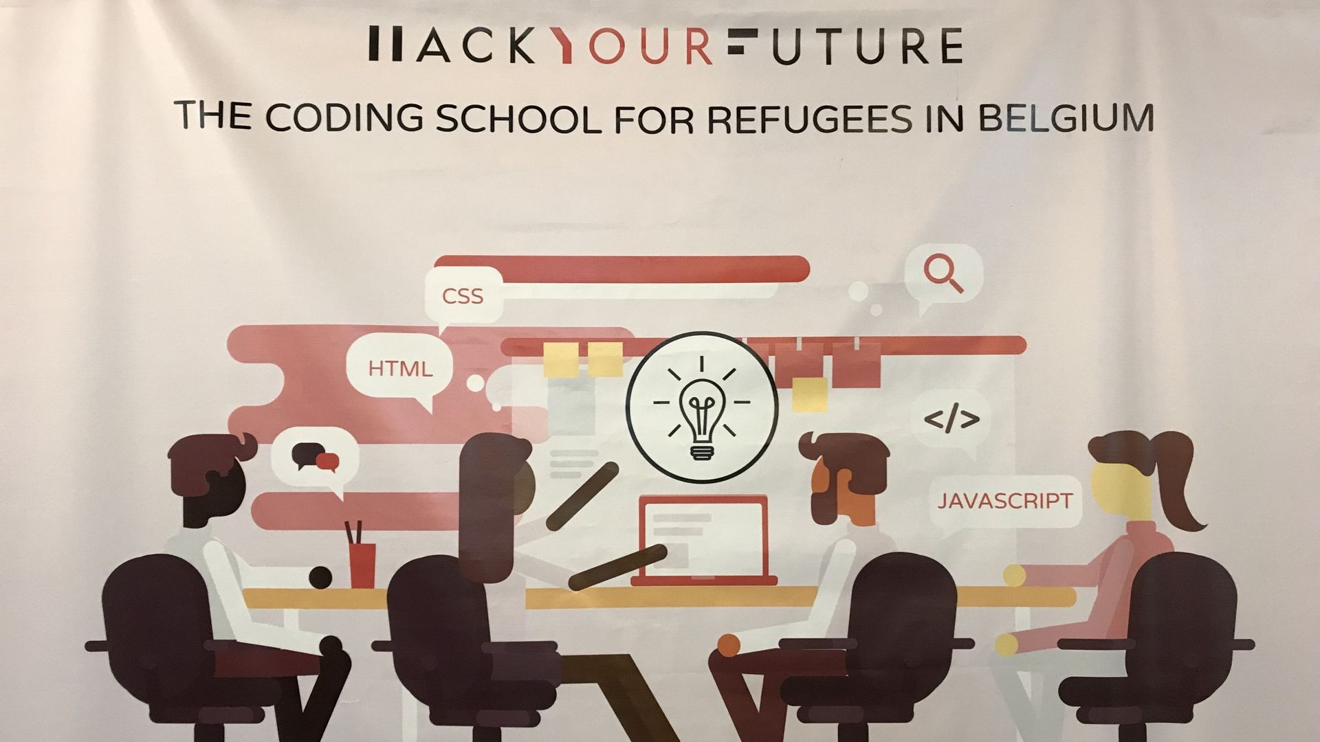 Hack Your Future : des cours de codage pour des réfugiés - RTBF Actus