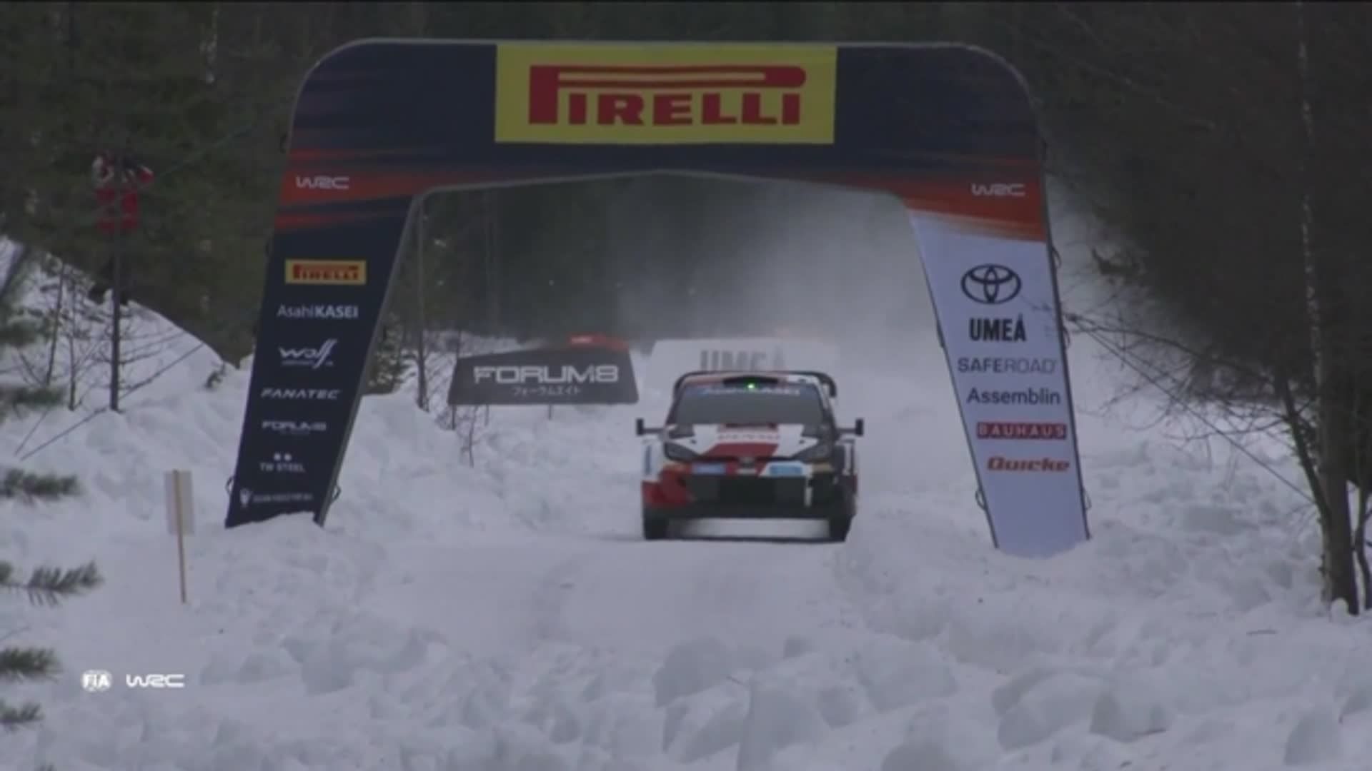 WRC Suède : Rovanpera empoche le shakedown, Neuville réalise le 6e chrono