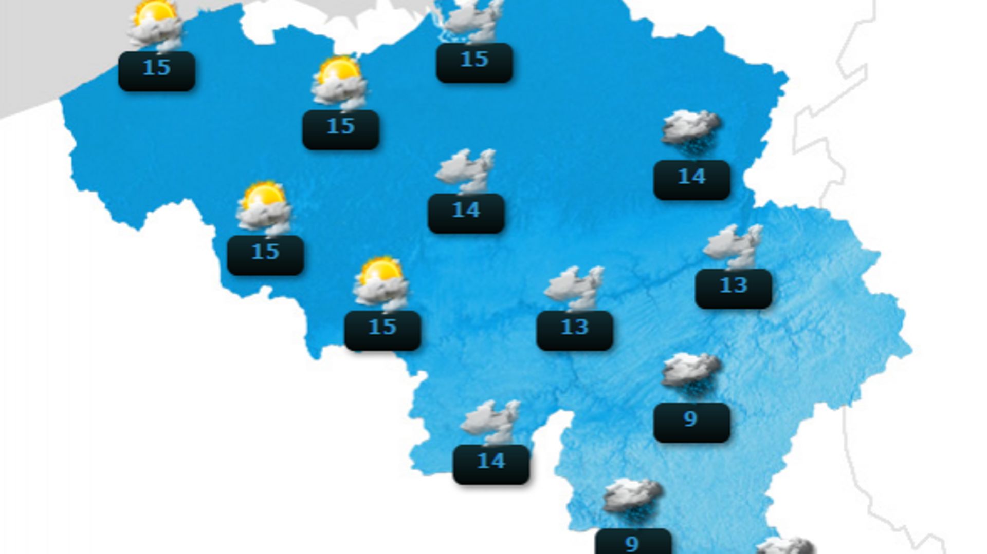 Météo: des rafales de vent jusqu'à 90 km/h à la côte - rtbf.be