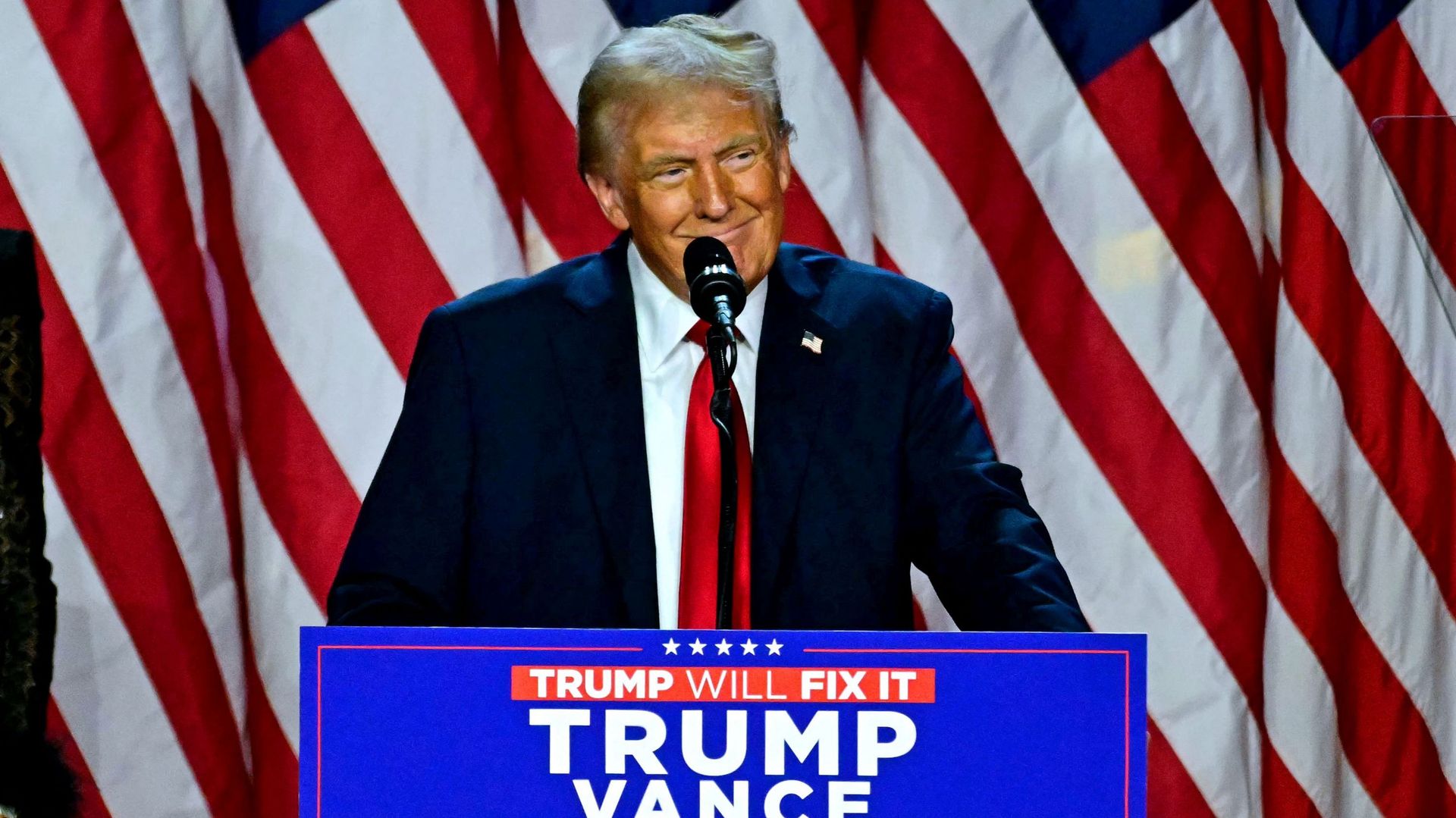 Donald Trump prend la parole : 'c’est une victoire que notre pays n’a ...