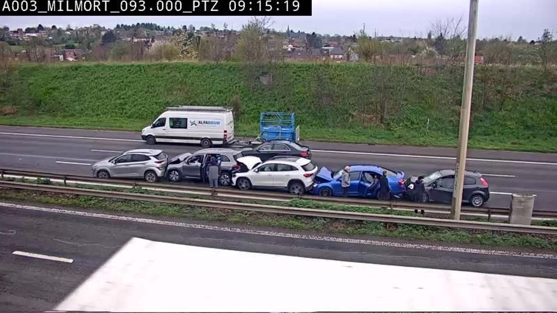 Fin d’heure de pointe compliquée sur le ring de Bruxelles et à Milmort ...