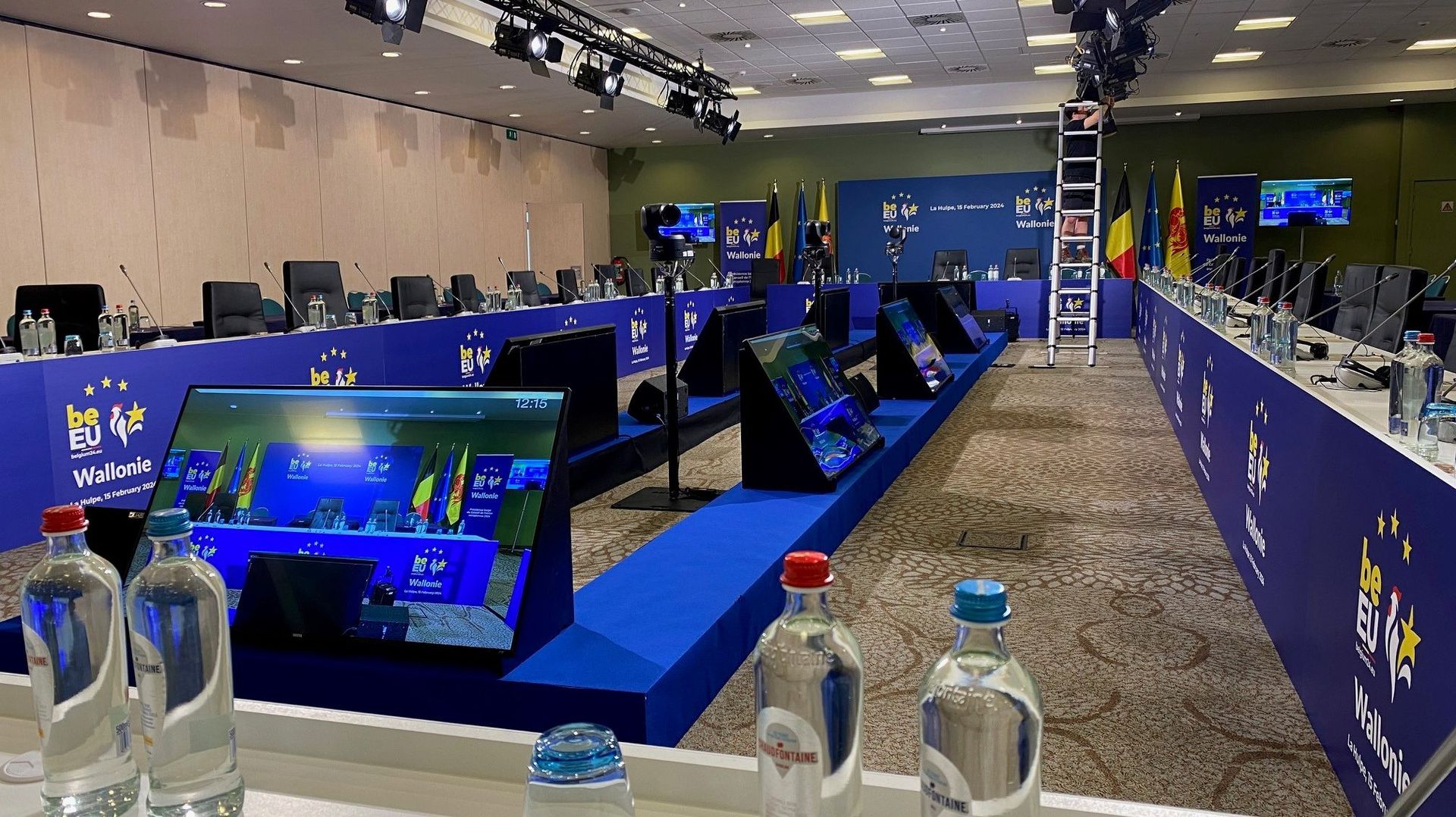 Ministres européens à La Hulpe : les coulisses de la couverture ...