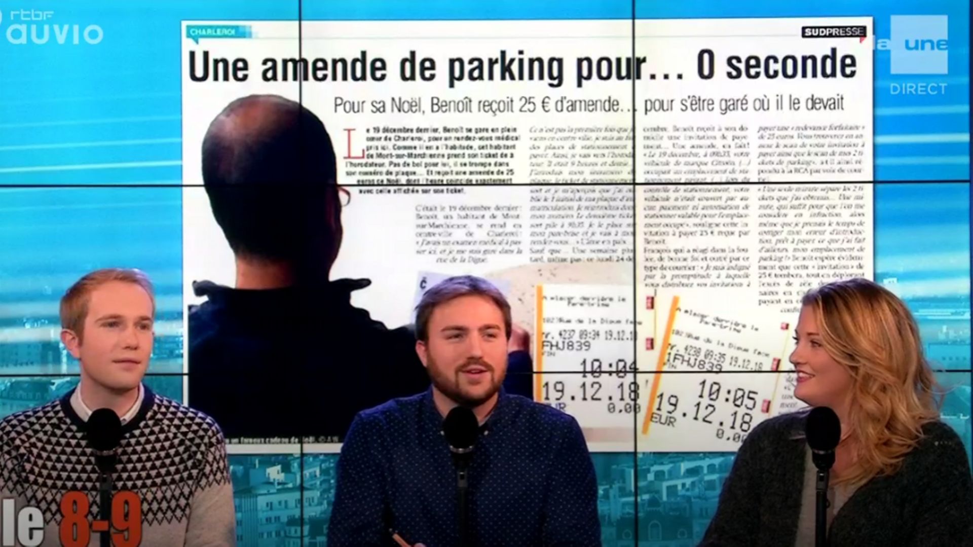 Pour son Noël, Benoit reçoit 25 euros d'amende... - RTBF Actus