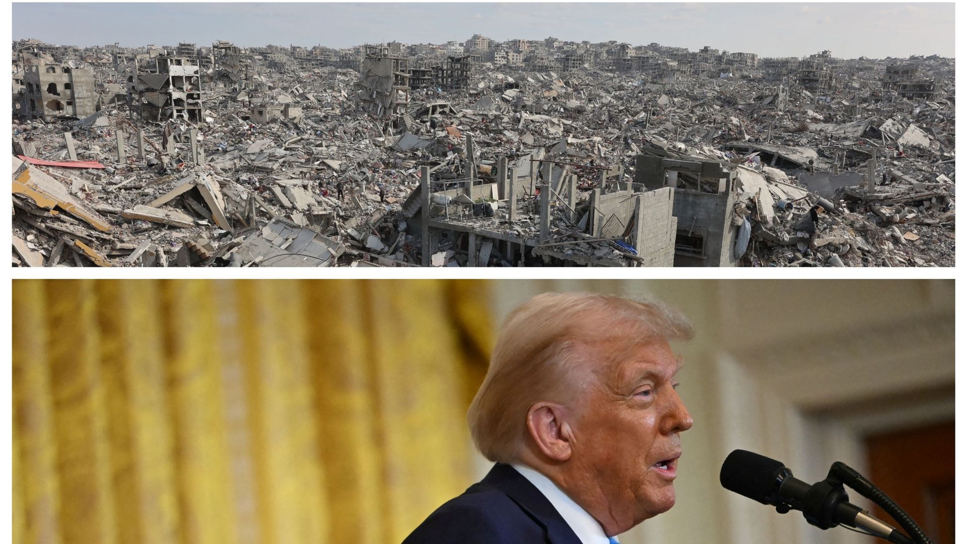 'Inacceptable', le projet de Trump de 'prendre le contrôle de Gaza ...