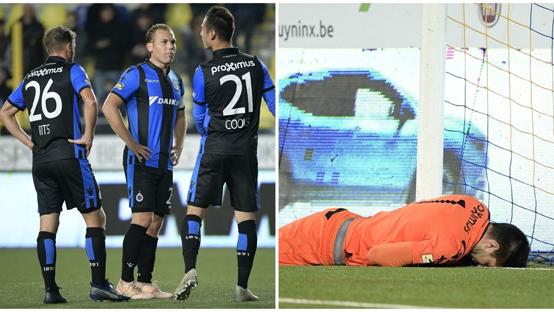 Deux grosses boulettes et deux points perdus pour Bruges à St-Trond