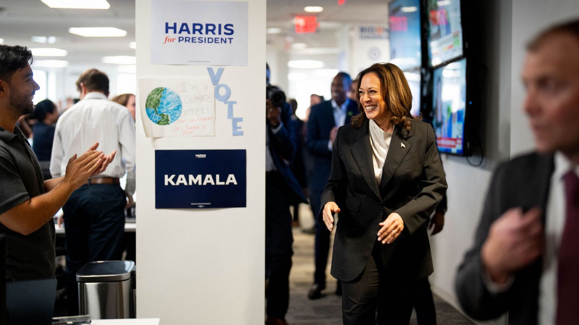Kamala Harris semble soutenue par assez de délégués démocrates pour ...