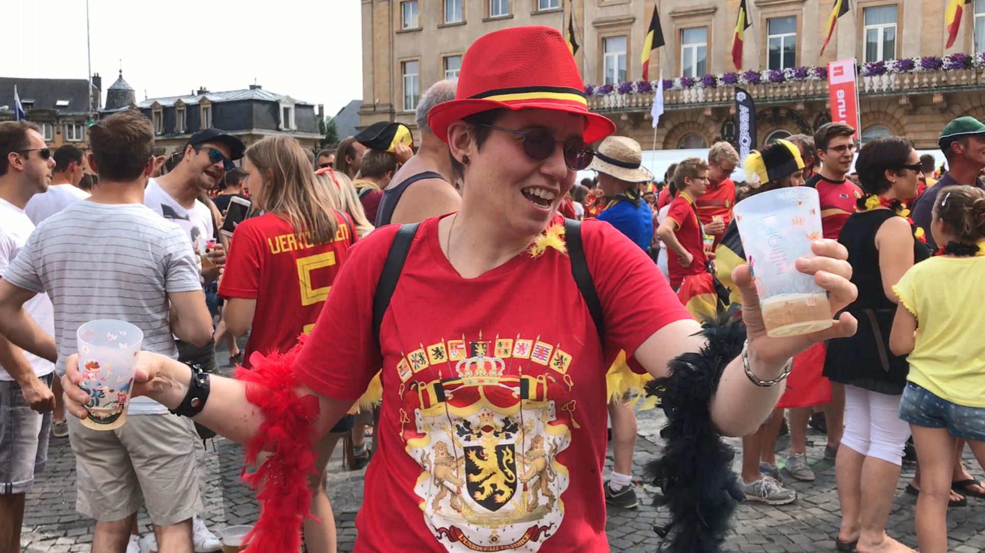 Les Belges sont à la fête pour leur dernier match du mondial contre l ...