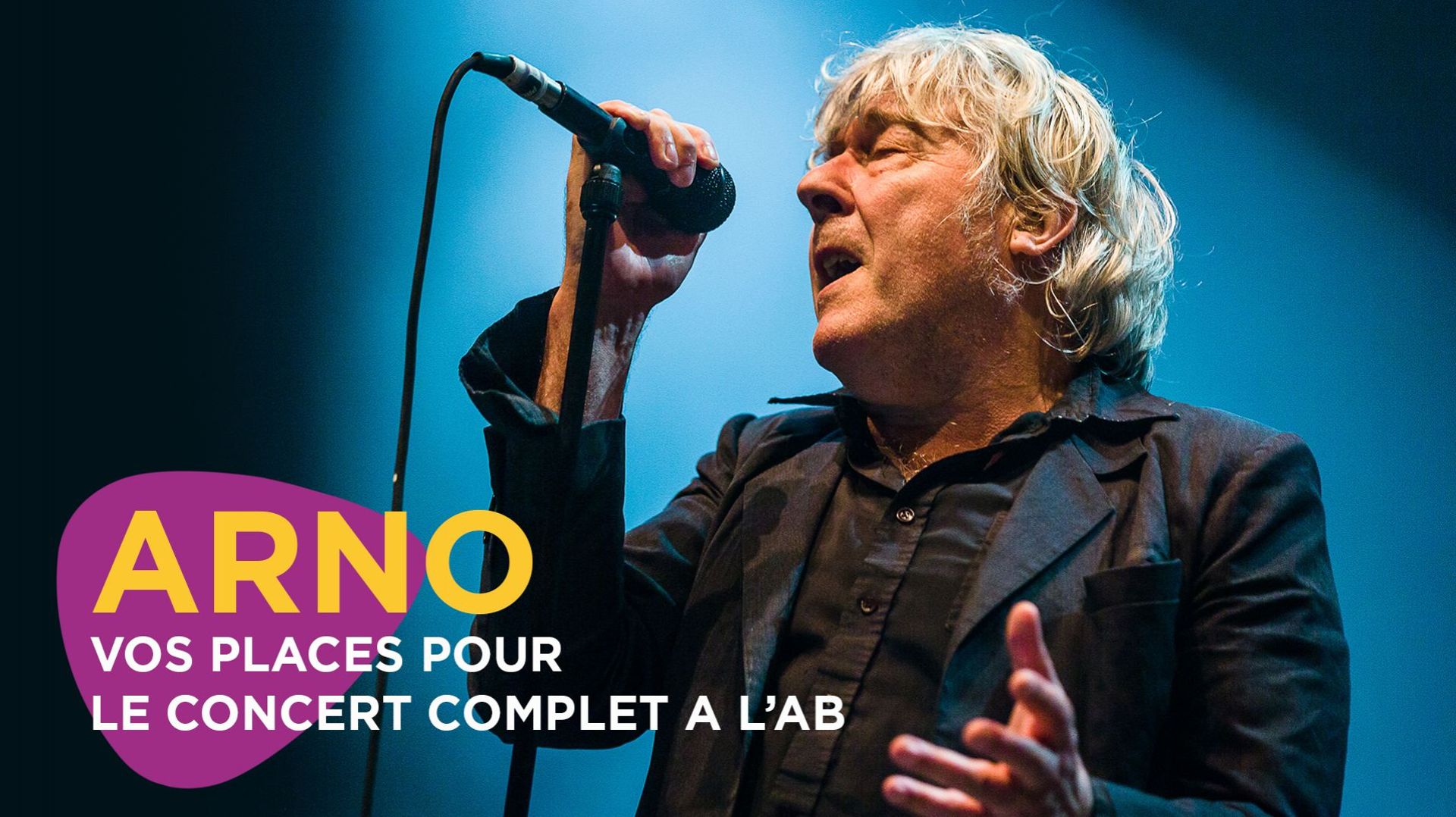Arno en showcase exclusif : les images - RTBF Actus