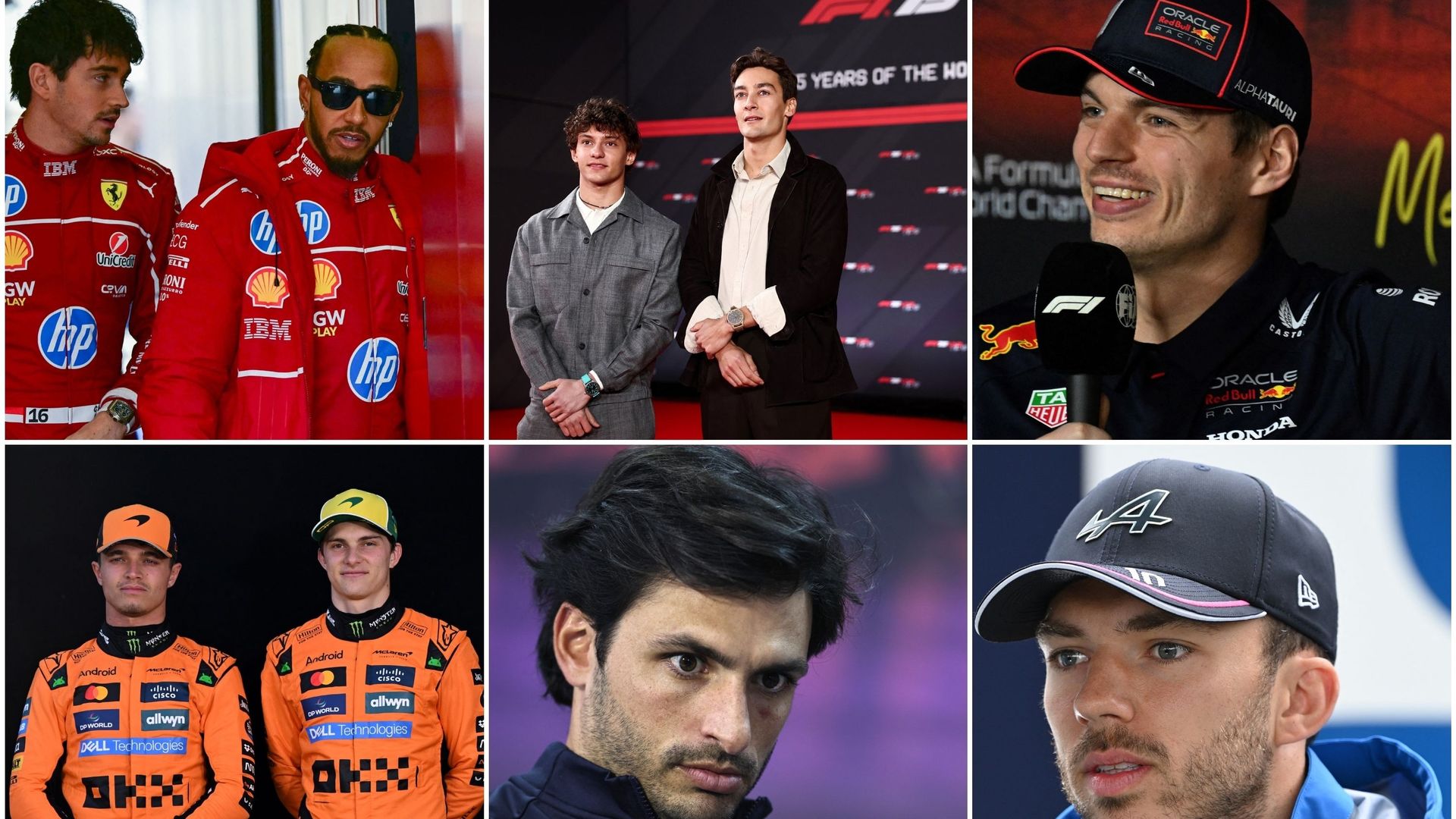 5 rookies, 8 nouveaux couples et 2 tandems confirmés : la grille de F1 ...