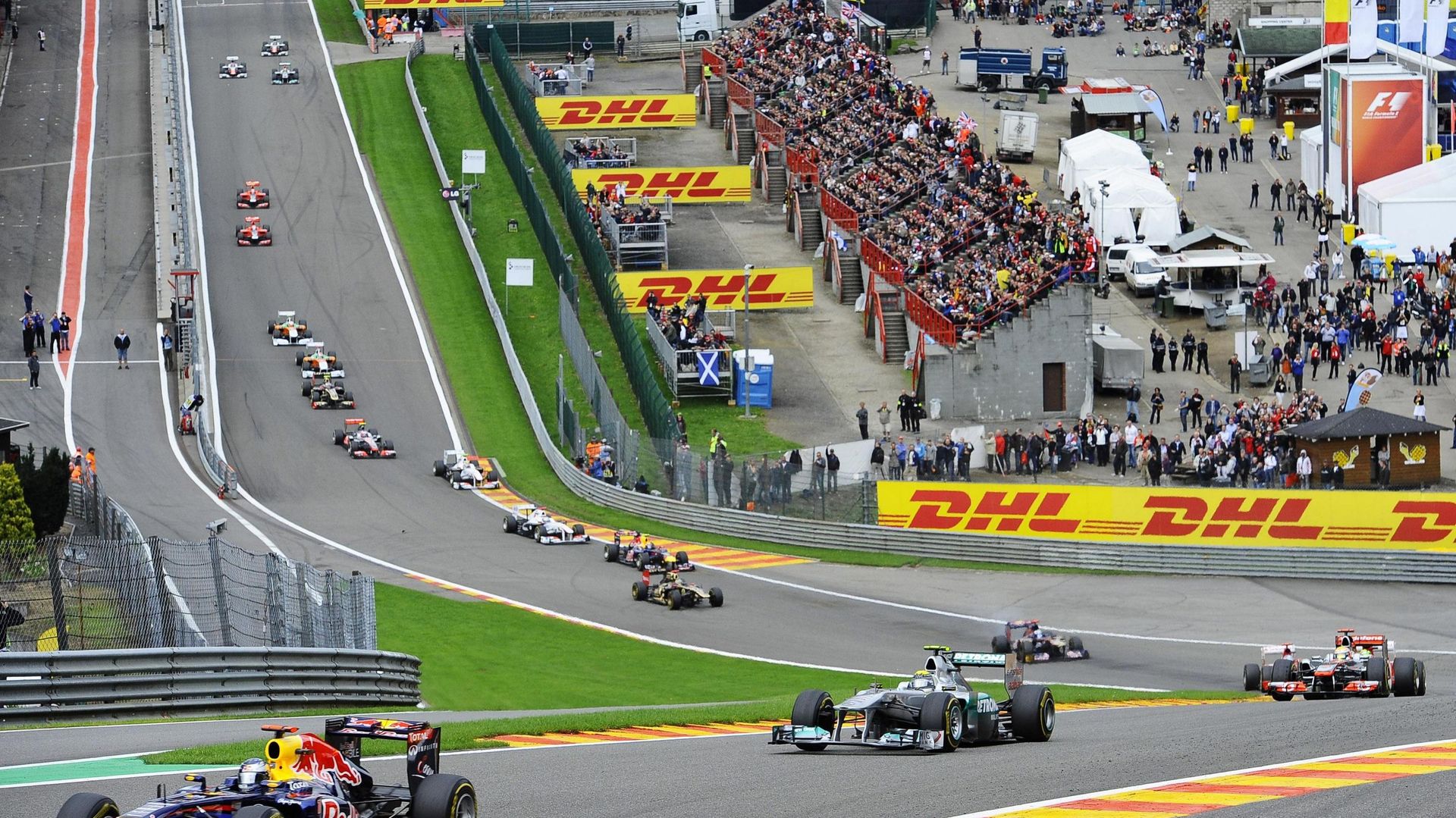 La F1 à Spa-Francorchamps pour encore au moins quatre ans ? - RTBF Actus