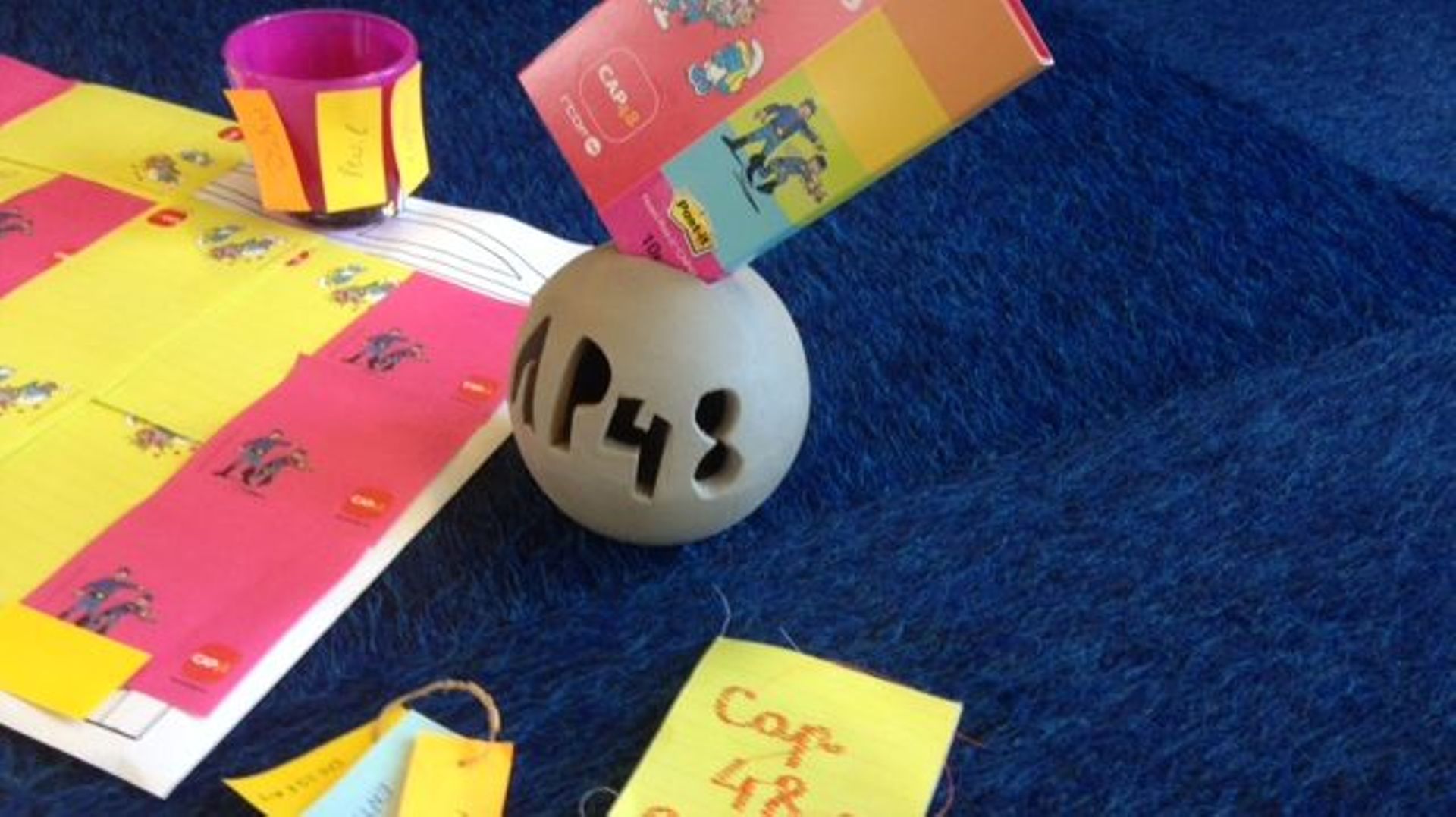 Transformer les post it de Cap 48 en véritable œuvre d'art… tout un défi