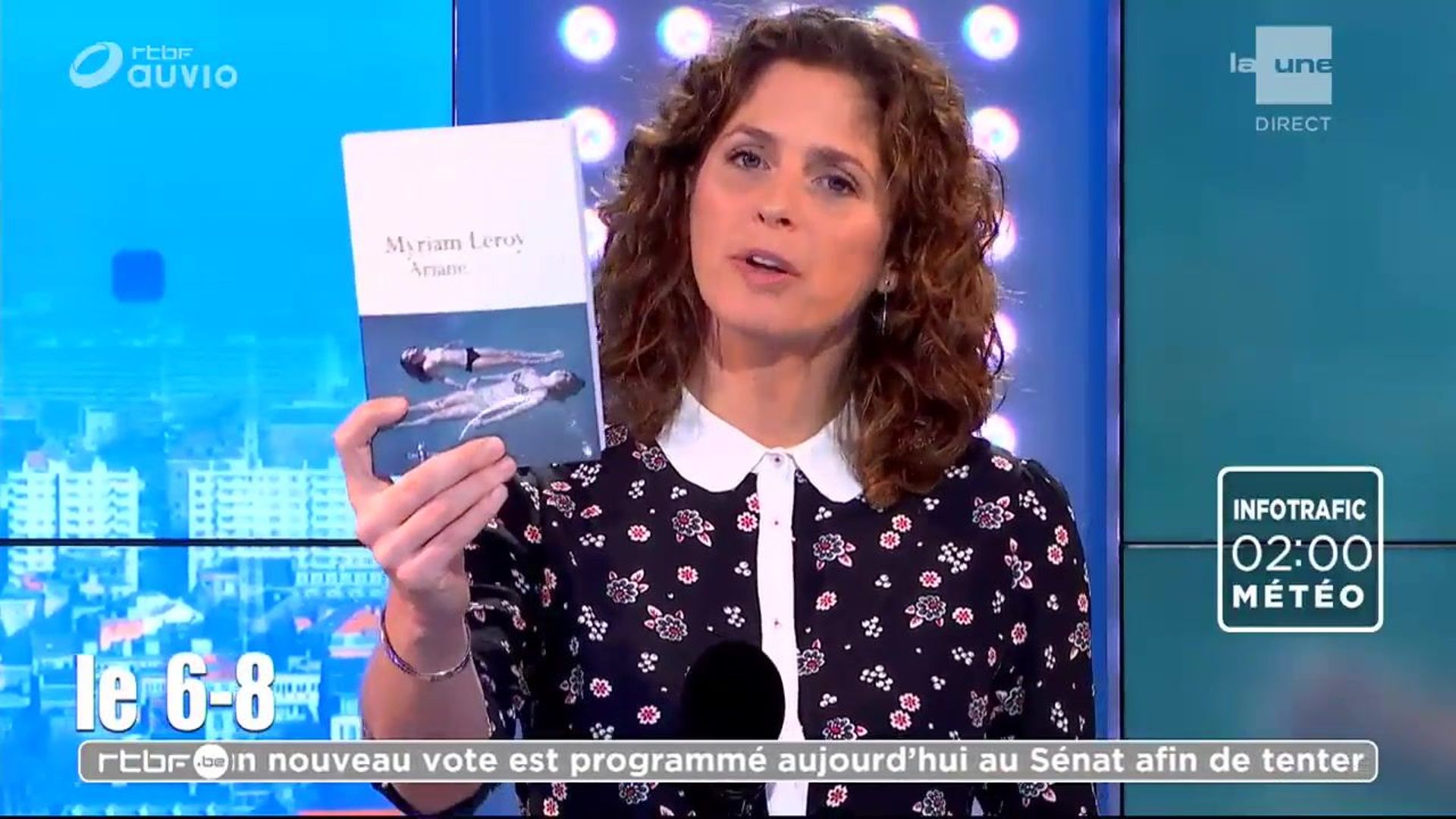 Ariane, le premier roman de Myriam Leroy - RTBF Actus